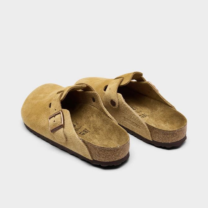Men's Birkenstock Boston Suede Leather Birko-Flor Clogs| Finish Line