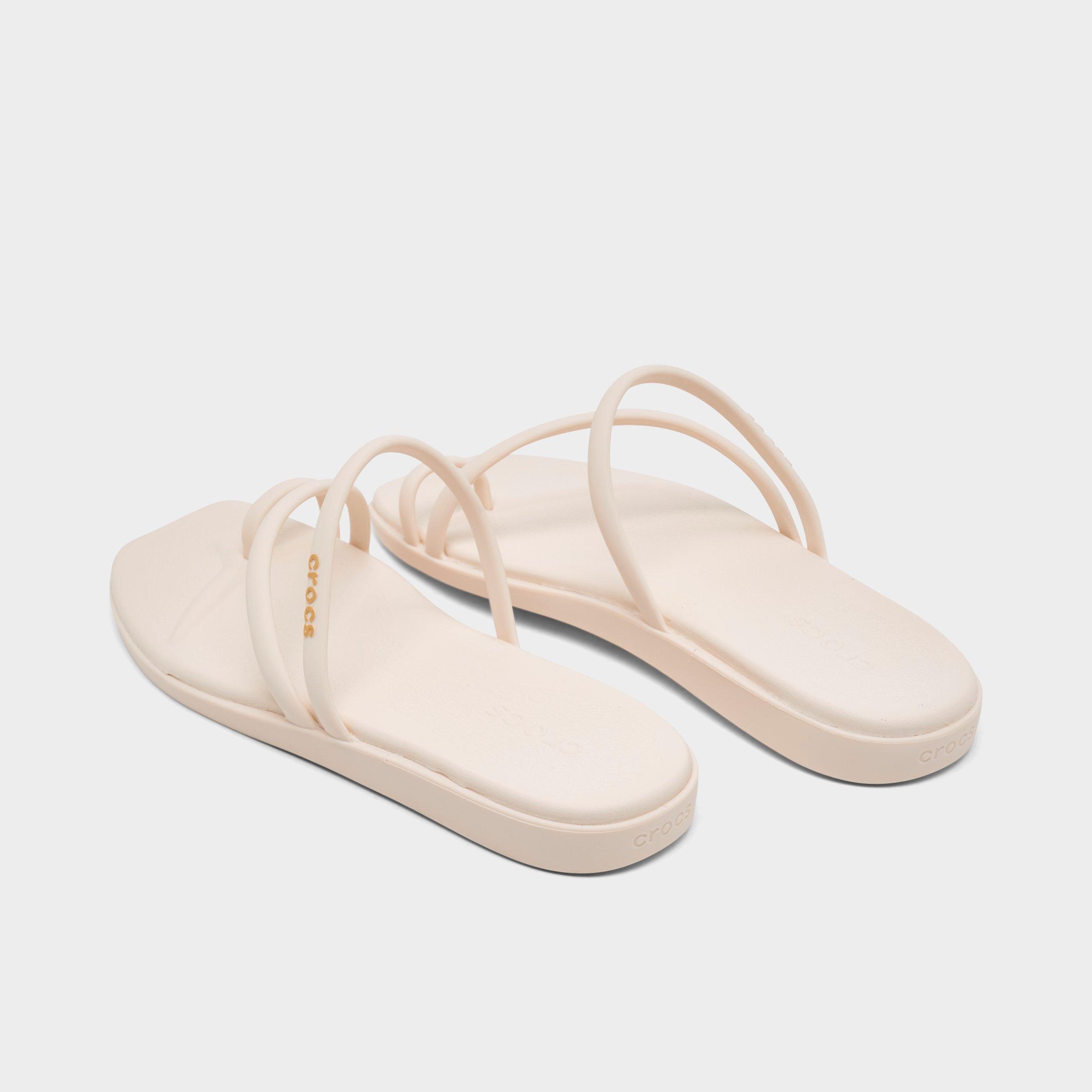 Women's Crocs Miami Metallic Toe Loop Sandals | Finish Line