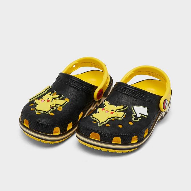 Kids' Toddler Crocs x Pokemon Pikachu Classic Clog Shoes| Finish Line