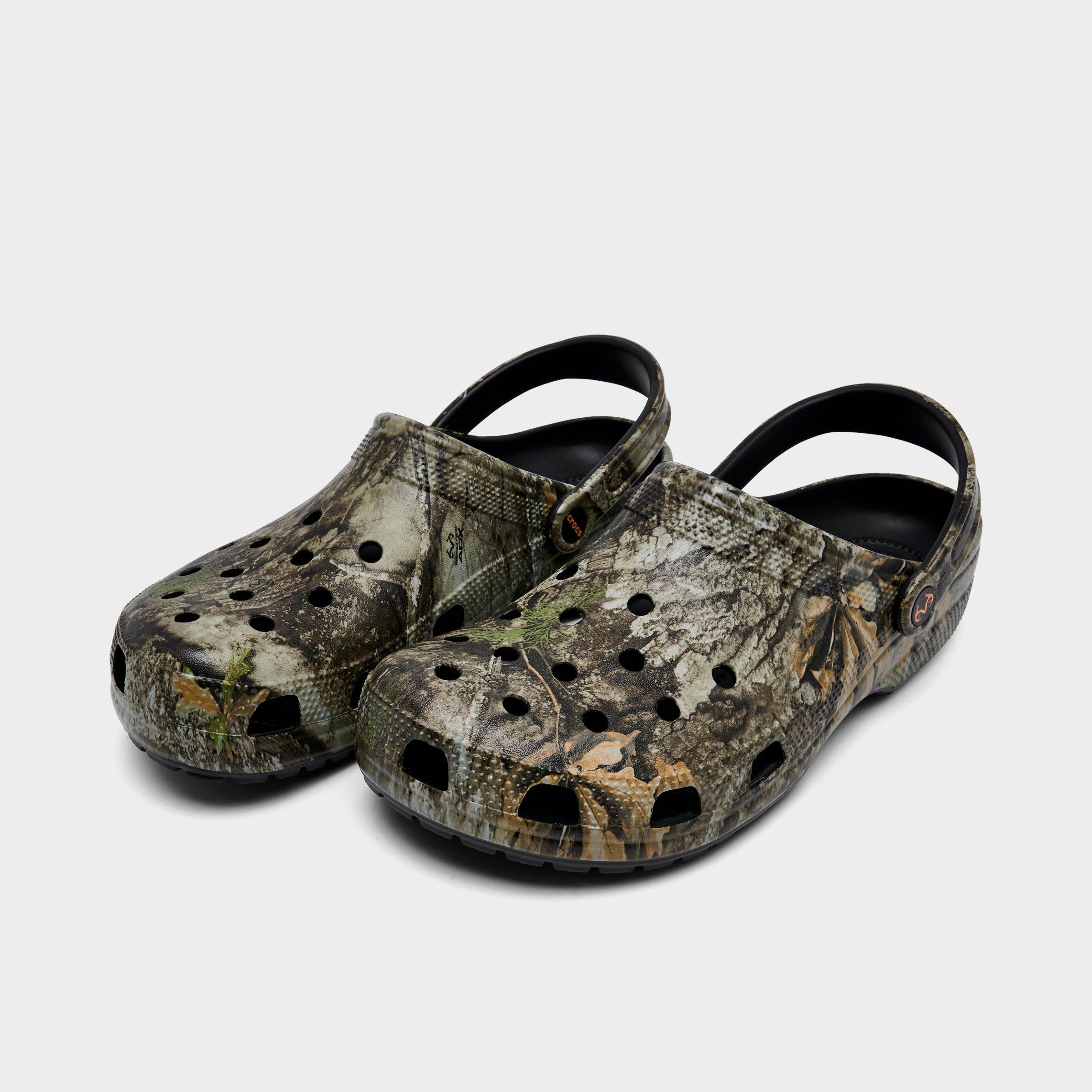 Unisex Crocs Classic Geo Camo Clog Shoes (Men's Sizing) | Finish Line