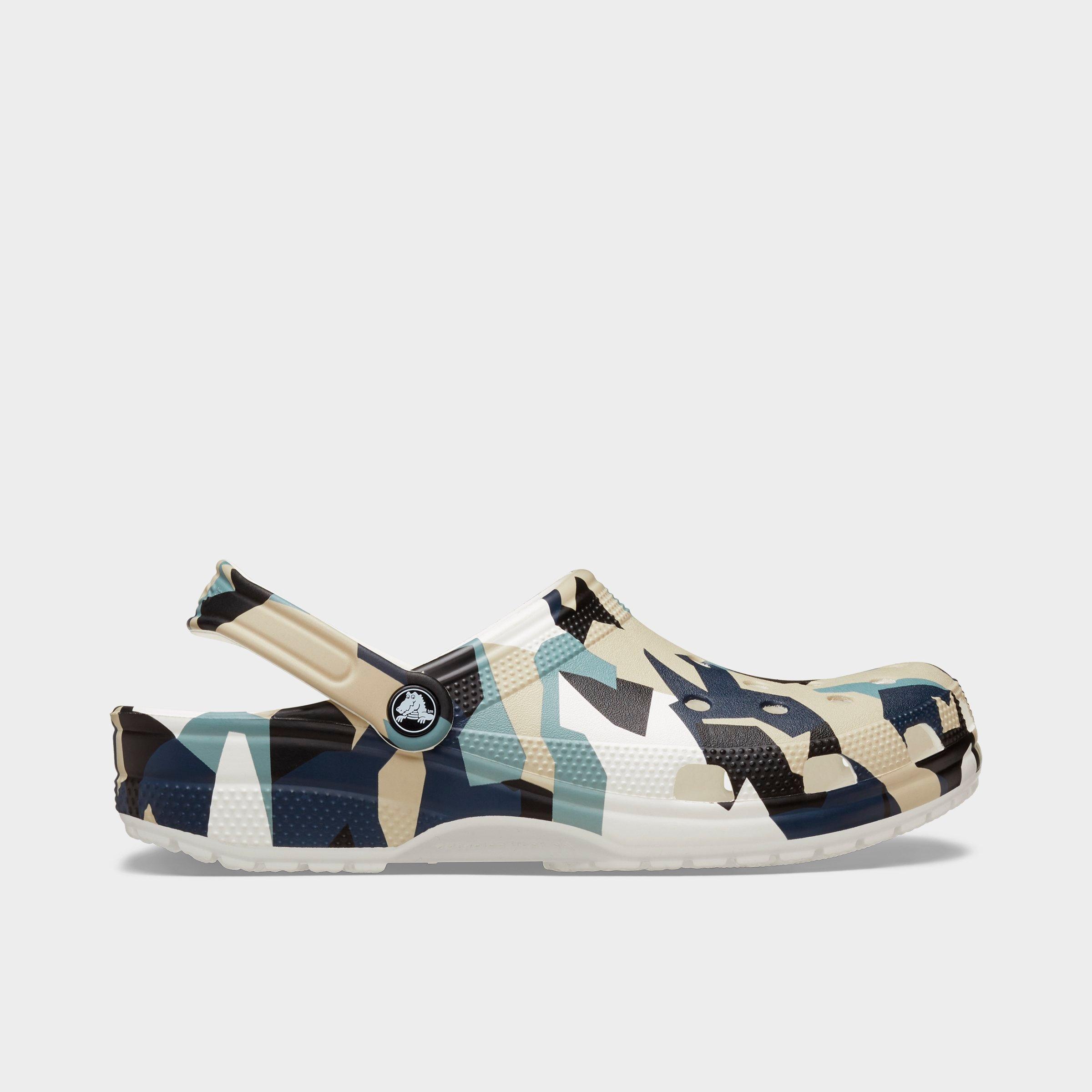 Unisex Crocs Classic Geo Camo Clog Shoes (Men's Sizing) | Finish Line