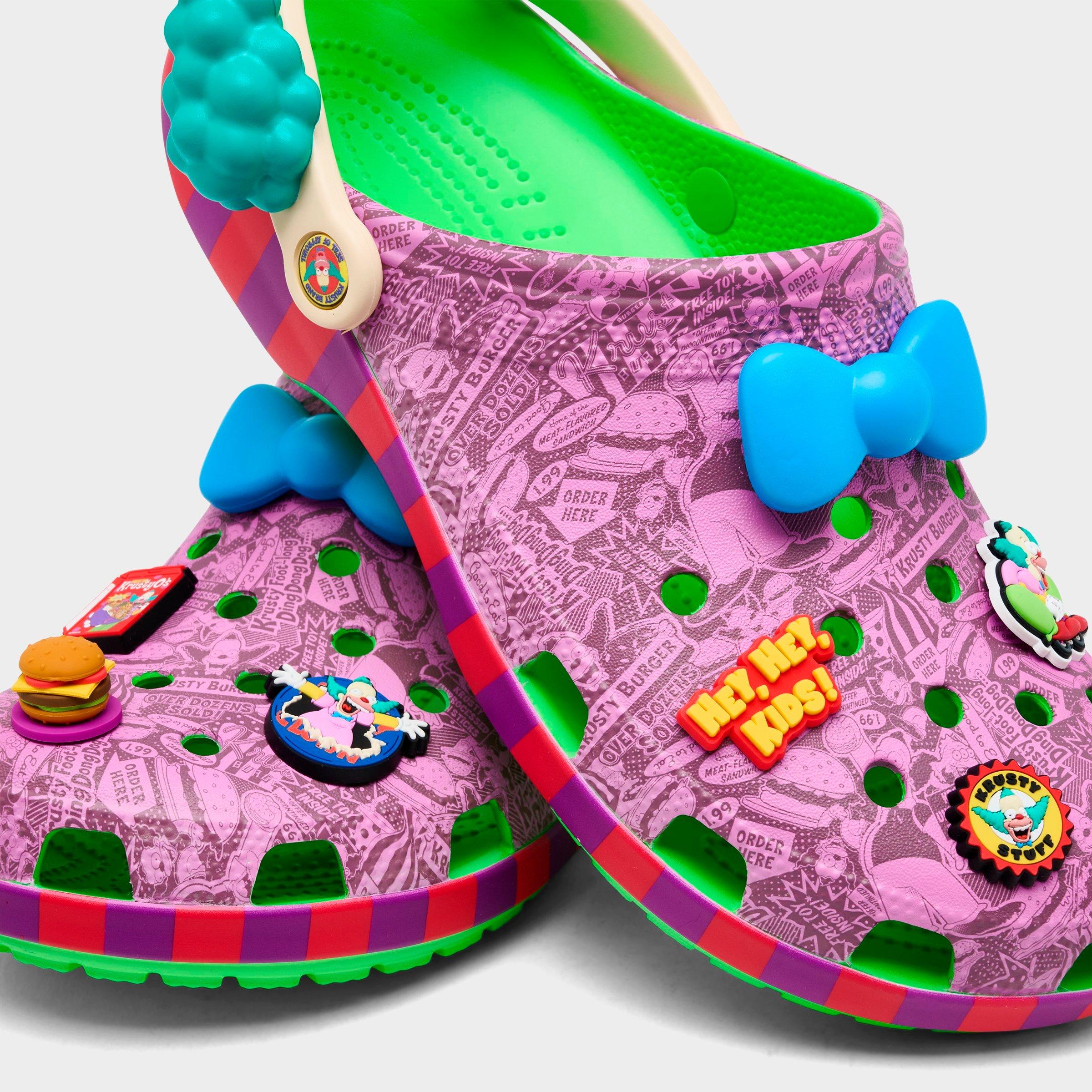 Men's Crocs x The Simpsons Krusty The Clown Classic Clog Shoes | Finish ...
