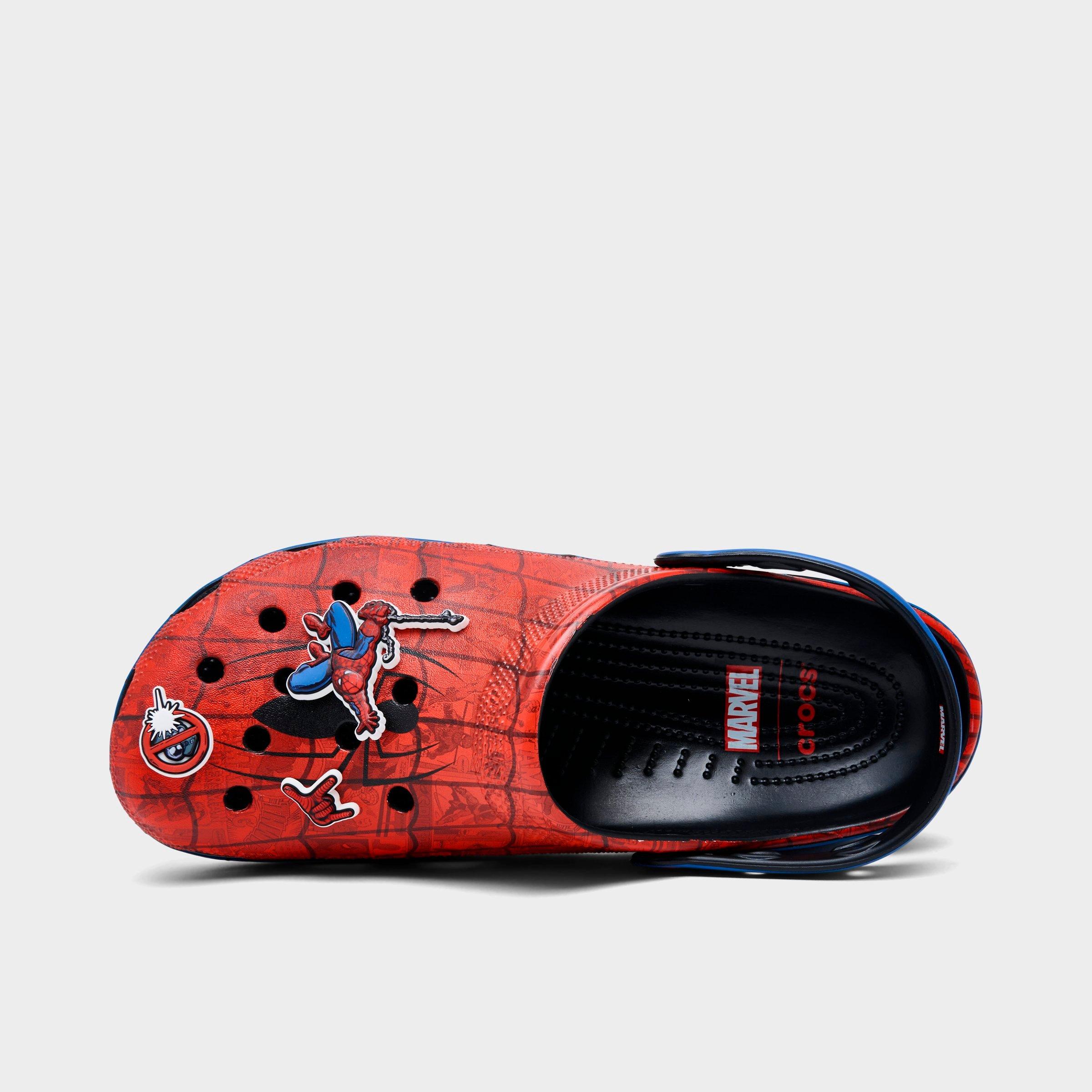 Men's Crocs Spider-Man Classic Clog Shoes | Finish Line