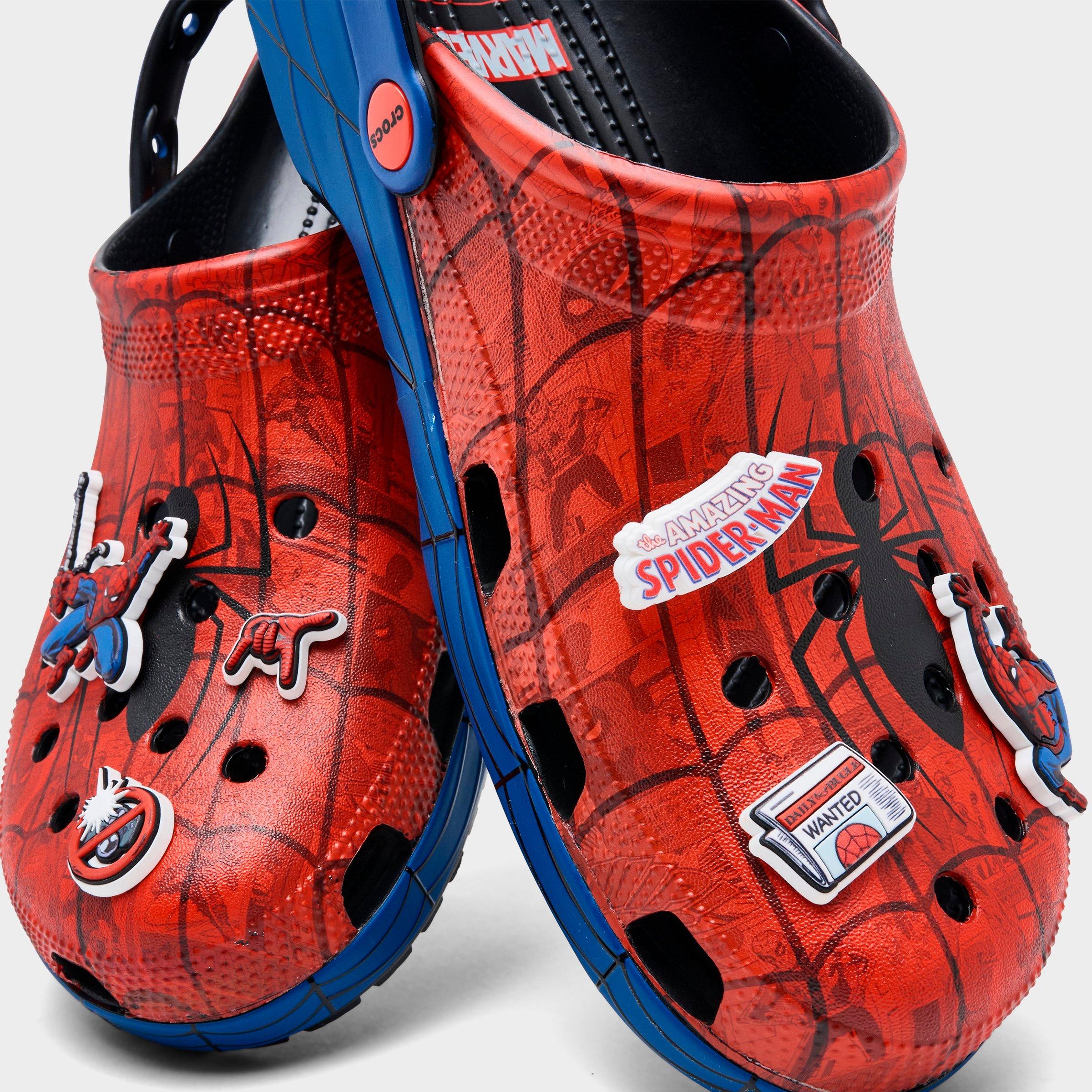 Men's Crocs Spider-Man Classic Clog Shoes | Finish Line