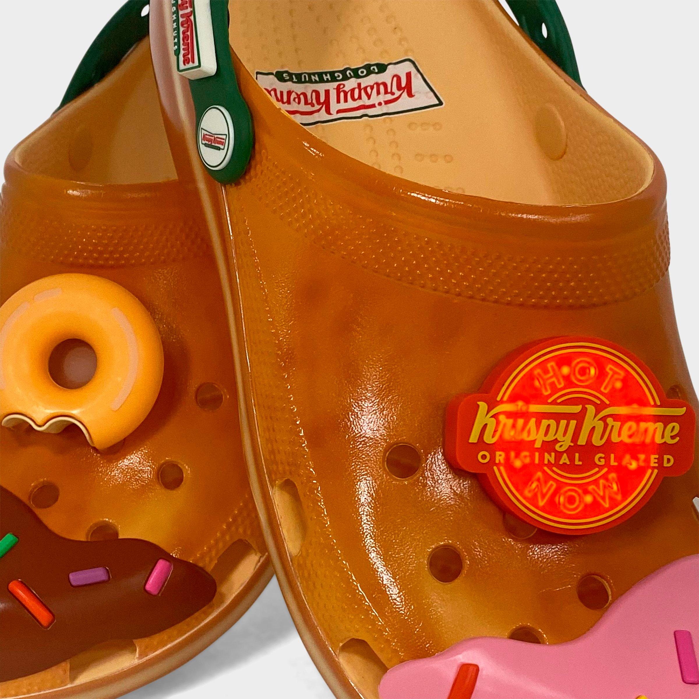 Men's Crocs x Krispy Kreme Classic Clog Shoes | Finish Line