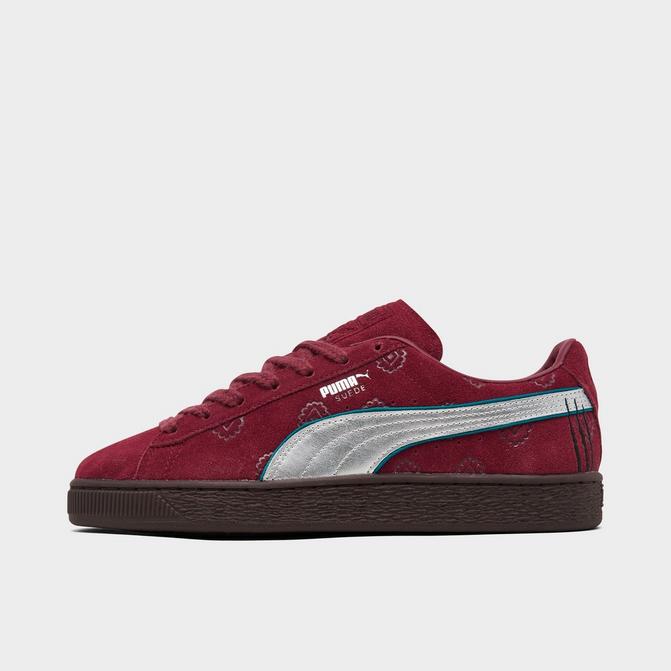 Big Kids' Puma x One Piece Suede Red Hair Pirates Casual Shoes| Finish Line