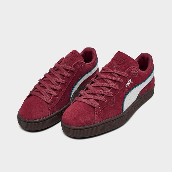 Big Kids' Puma x One Piece Suede Red Hair Pirates Casual Shoes| Finish Line