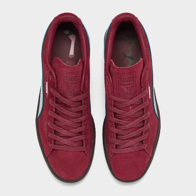 Big Kids' Puma x One Piece Suede Red Hair Pirates Casual Shoes| Finish Line