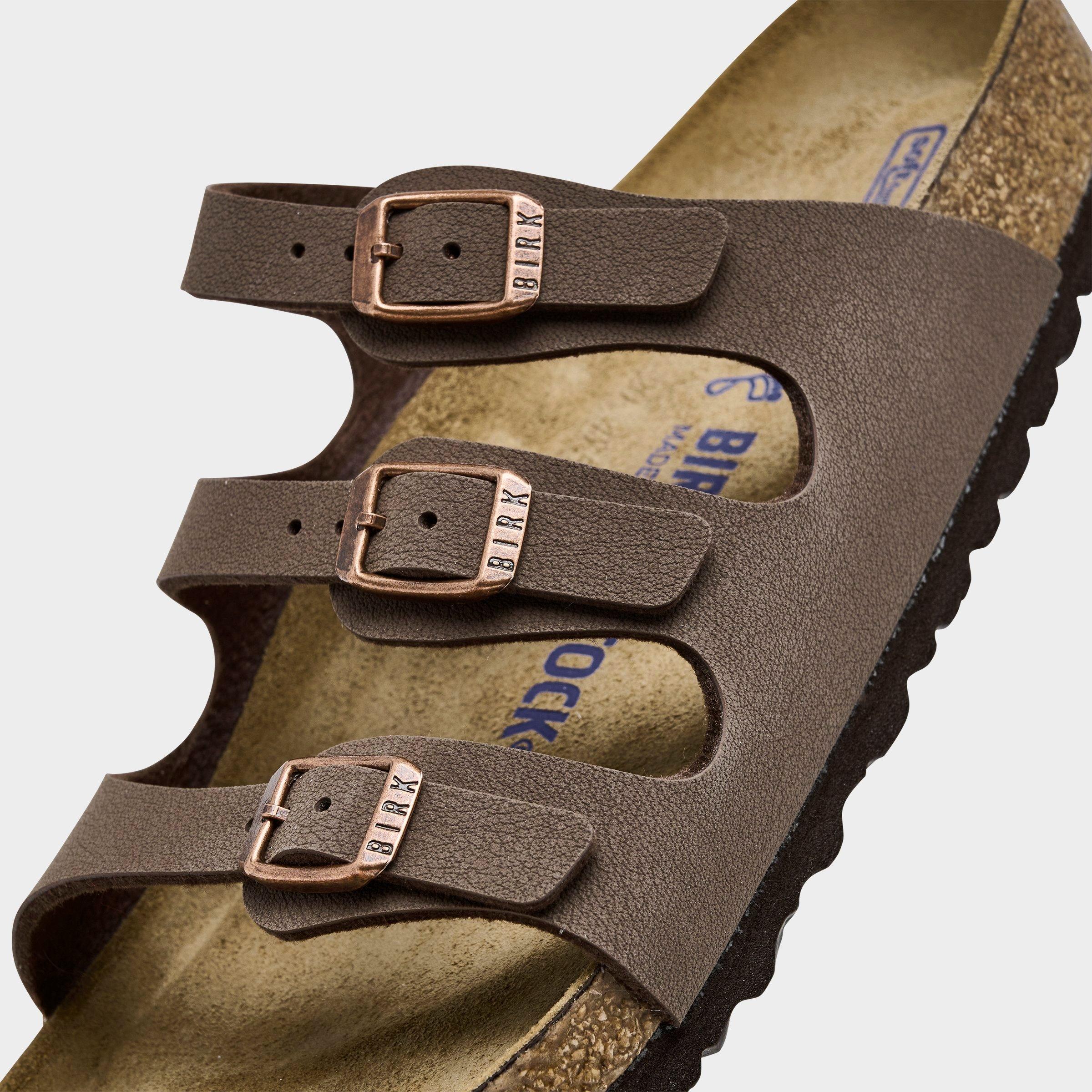 Women's Birkenstock Florida Birko-Flor Nubuck Soft Footbed Floral ...