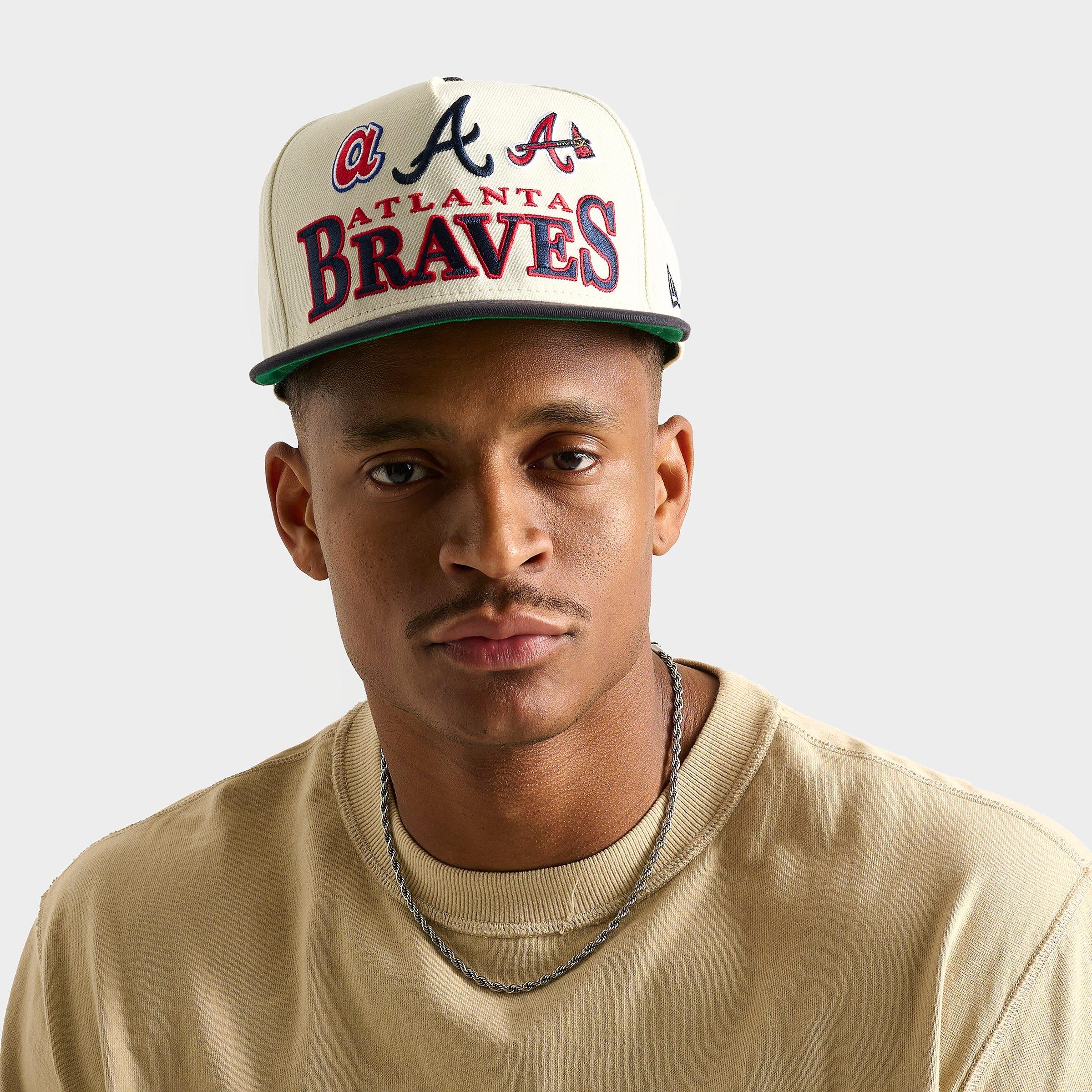 New Era Atlanta Braves MLB Multi Logo 9FIFTY Snapback Hat | Finish Line