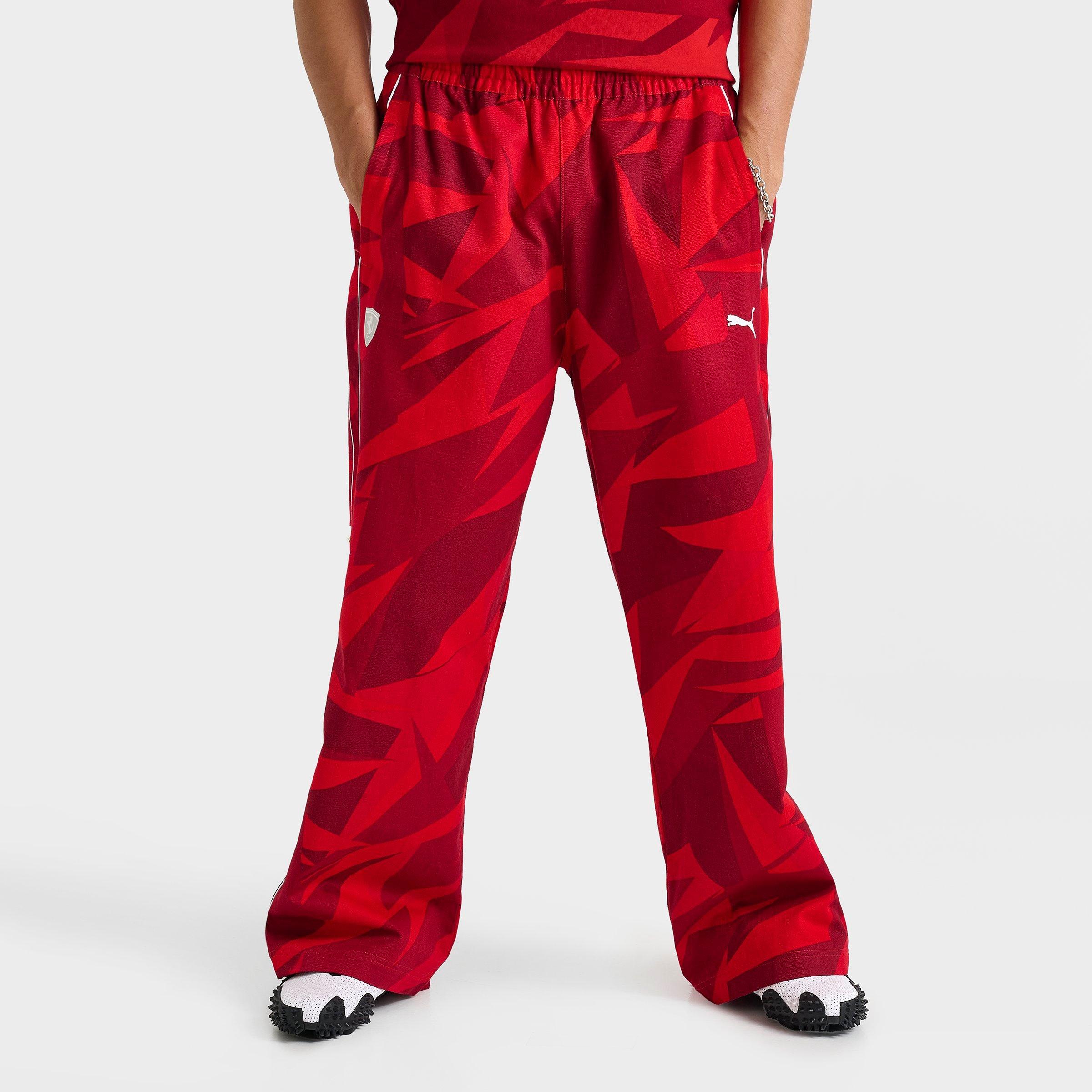 Men's Puma Scuderia Ferrari HP 20 Years of Red Woven Track Pants ...