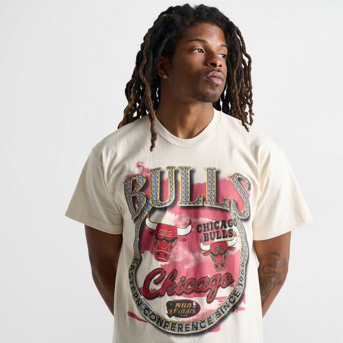 Men's Mitchell & Ness Chicago Bulls NBA Crown Jewels Graphic T-Shirt| Finish Line