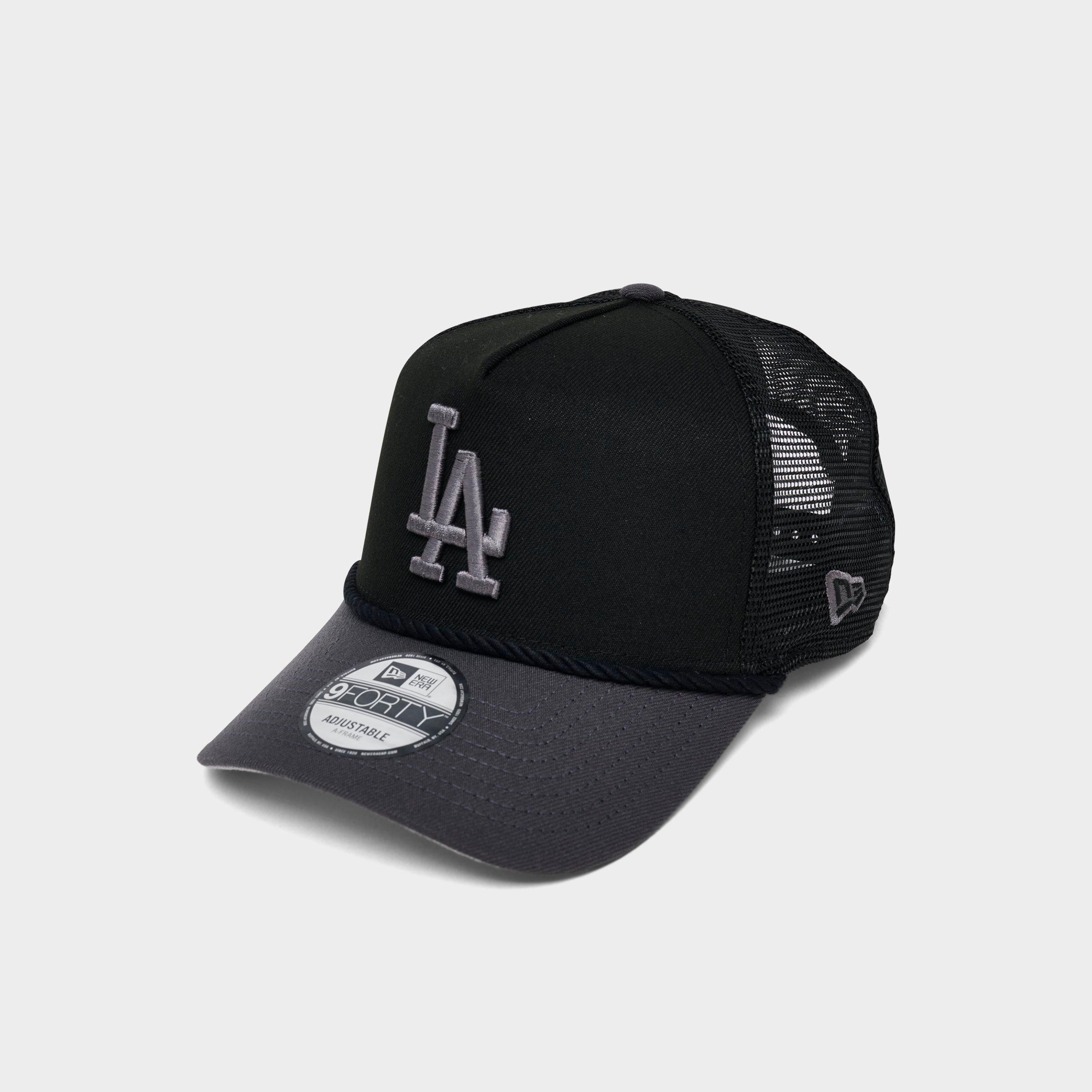 New Era Los Angeles Dodgers MLB 9FORTY A-Frame Rope Trucker Hat ...