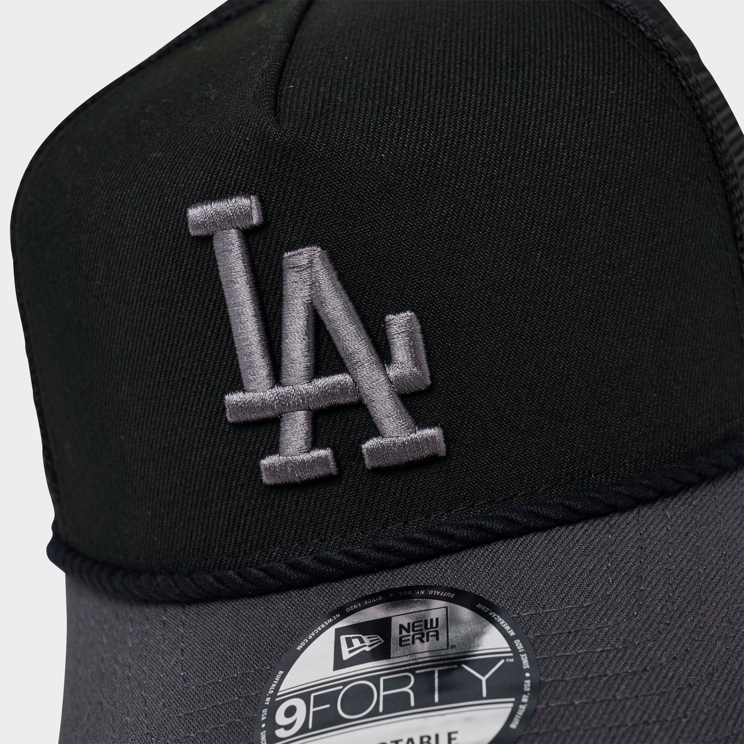 New Era Los Angeles Dodgers MLB 9FORTY A-Frame Rope Trucker Hat ...