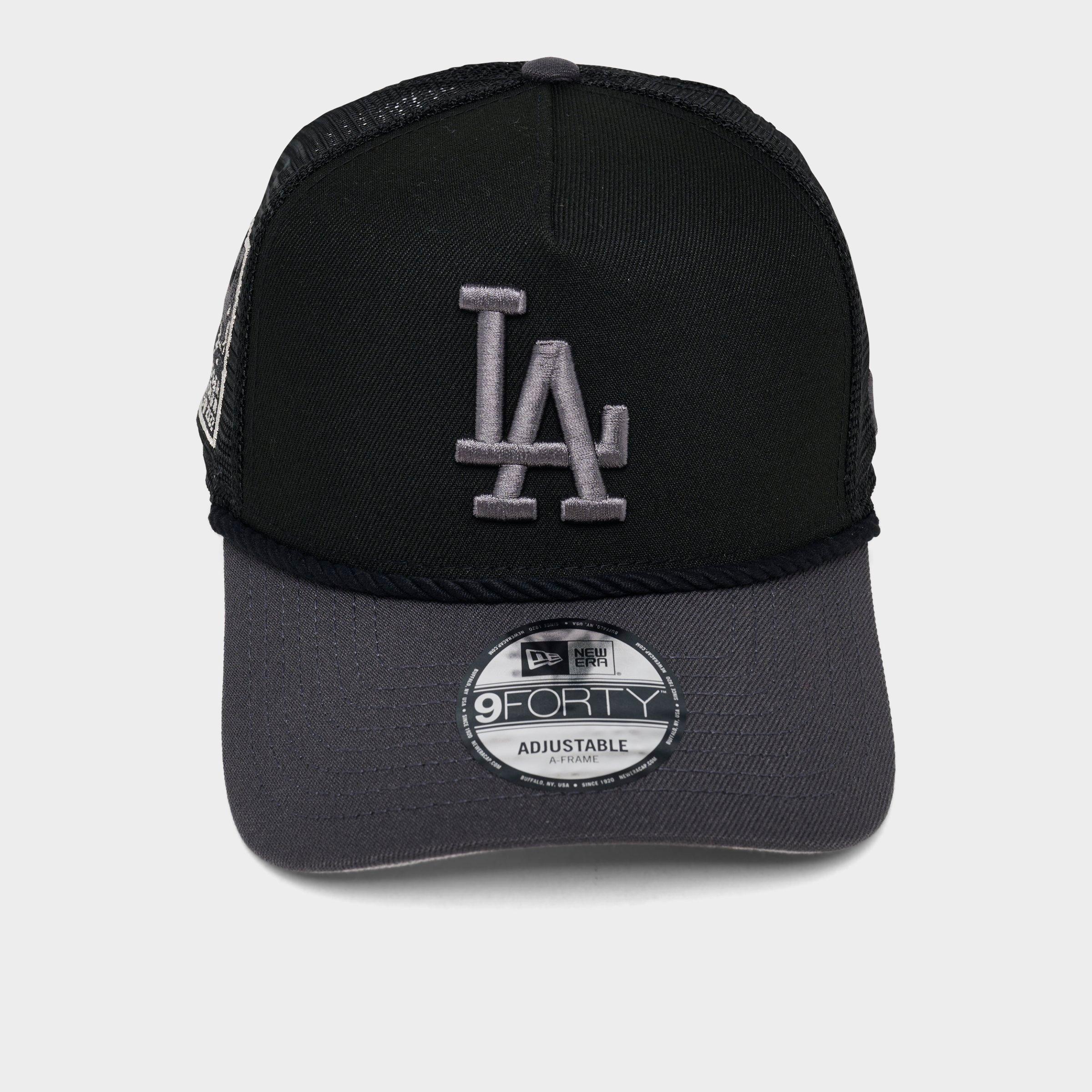 New Era Los Angeles Dodgers MLB 9FORTY A-Frame Rope Trucker Hat ...