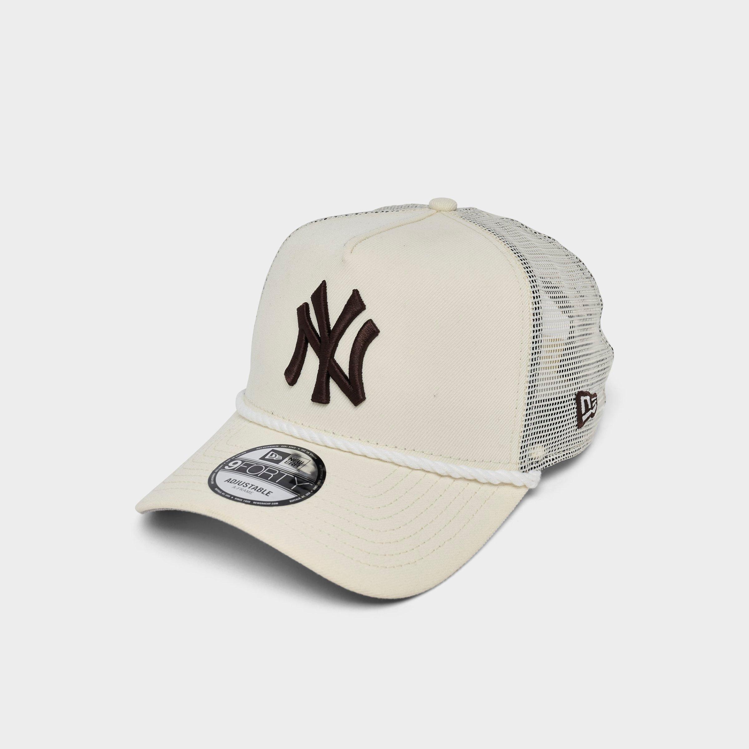 New Era New York Yankees MLB 9FORTY A-Frame Rope Trucker Hat | Finish Line