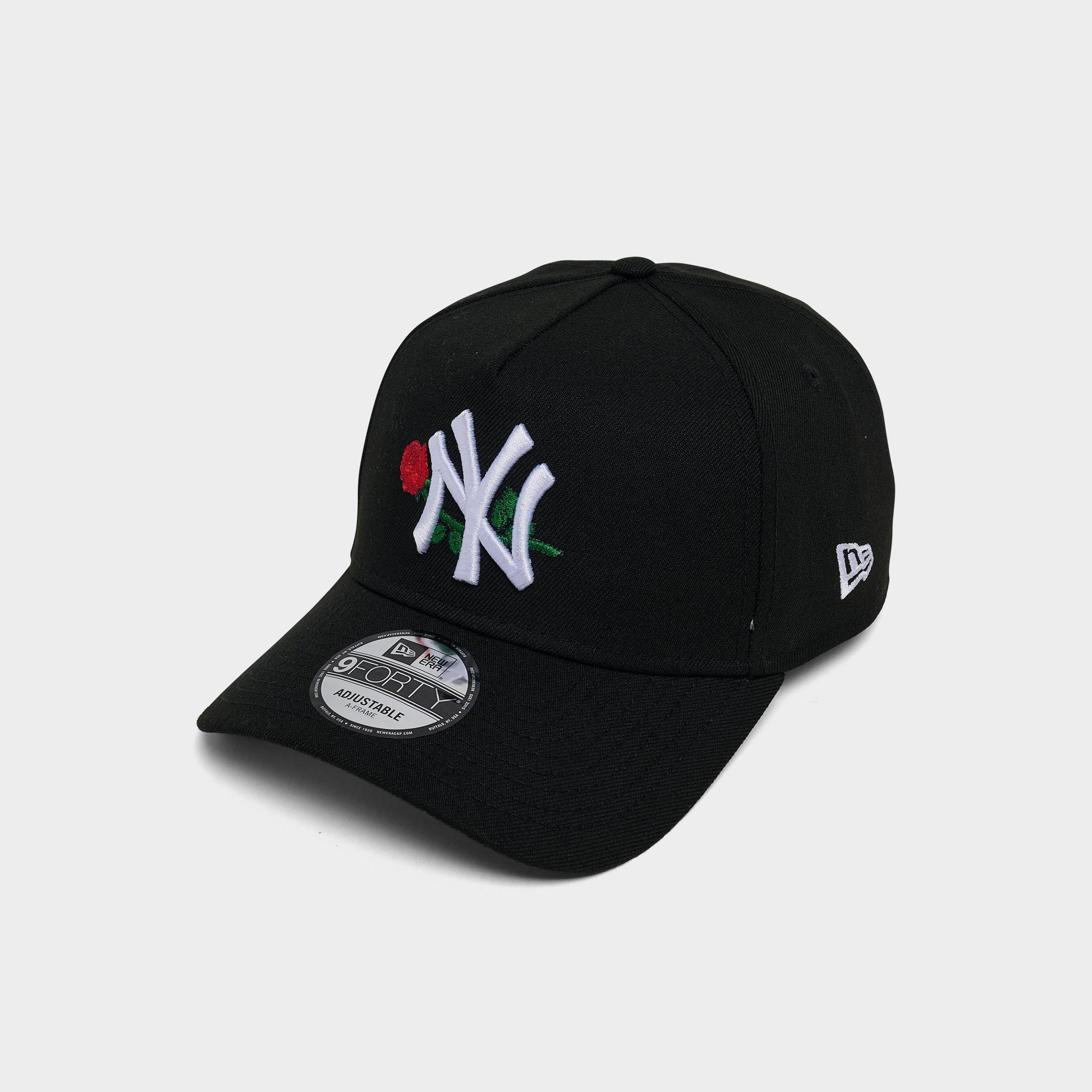 New Era New York Yankees MLB 9FORTY Rose A-Frame Snapback Hat | Finish Line