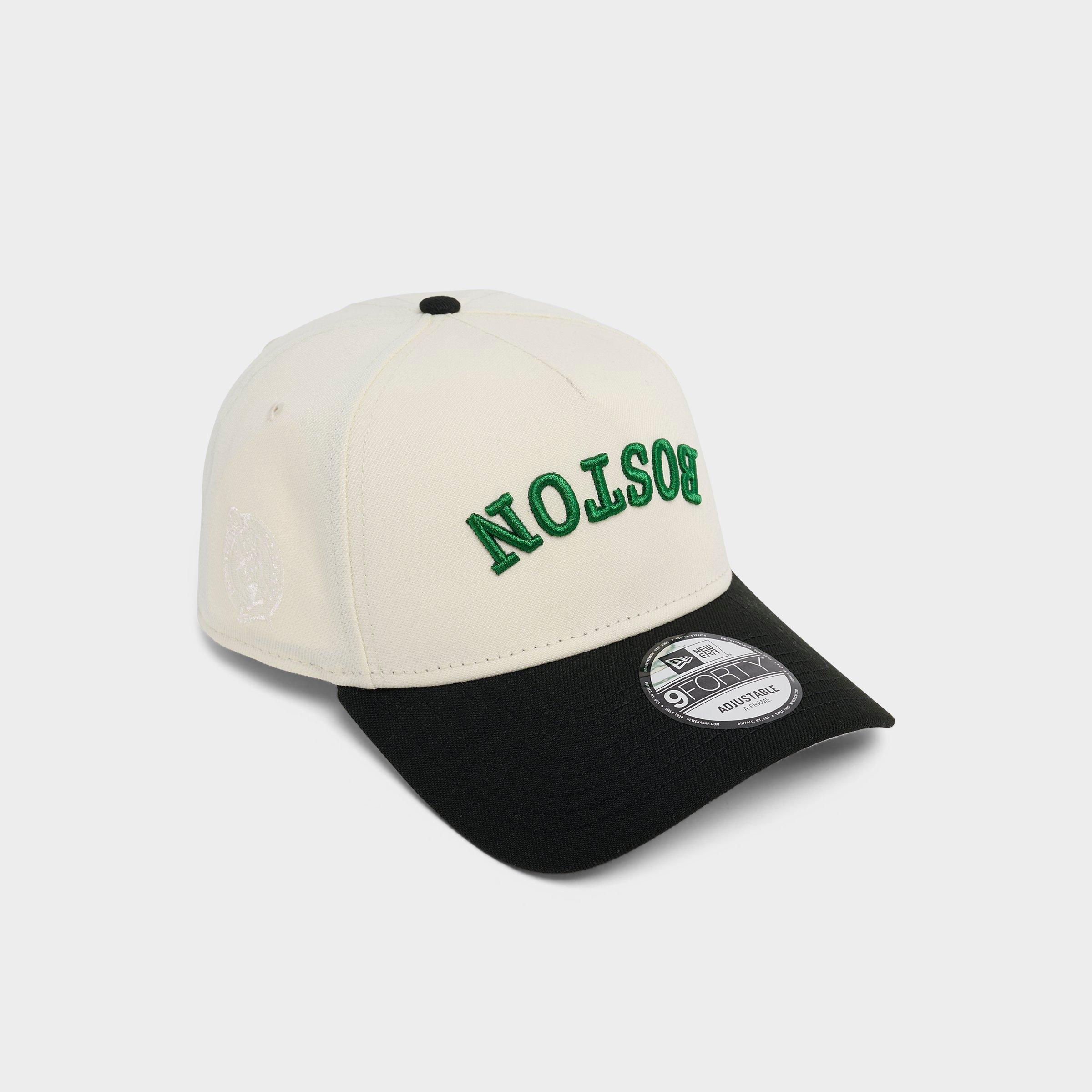 New Era Boston Celtics NBA 9FORTY A-Frame Upside Down Wordmark Snapback ...