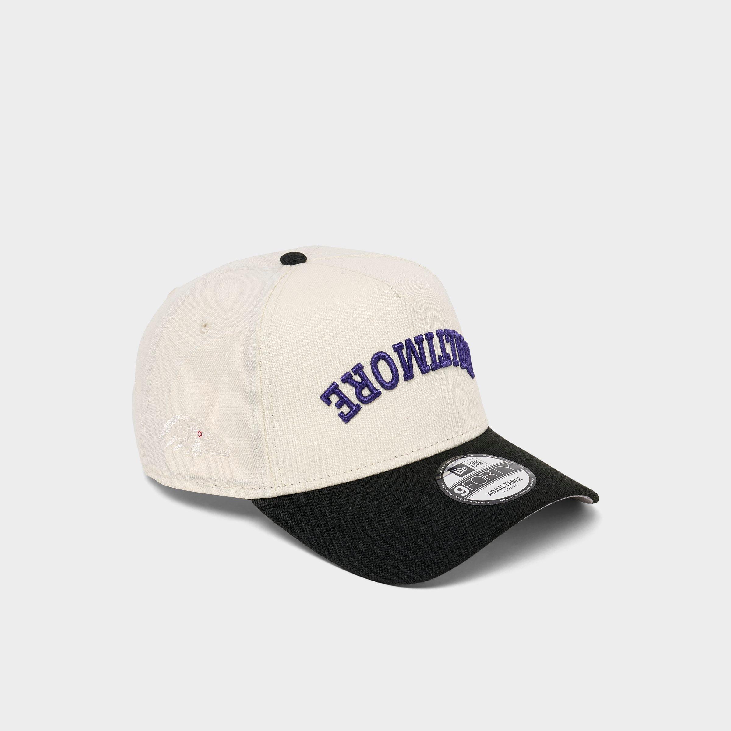 New Era Baltimore Upside Down 9FORTY A-Frame Snapback Hat | Finish Line