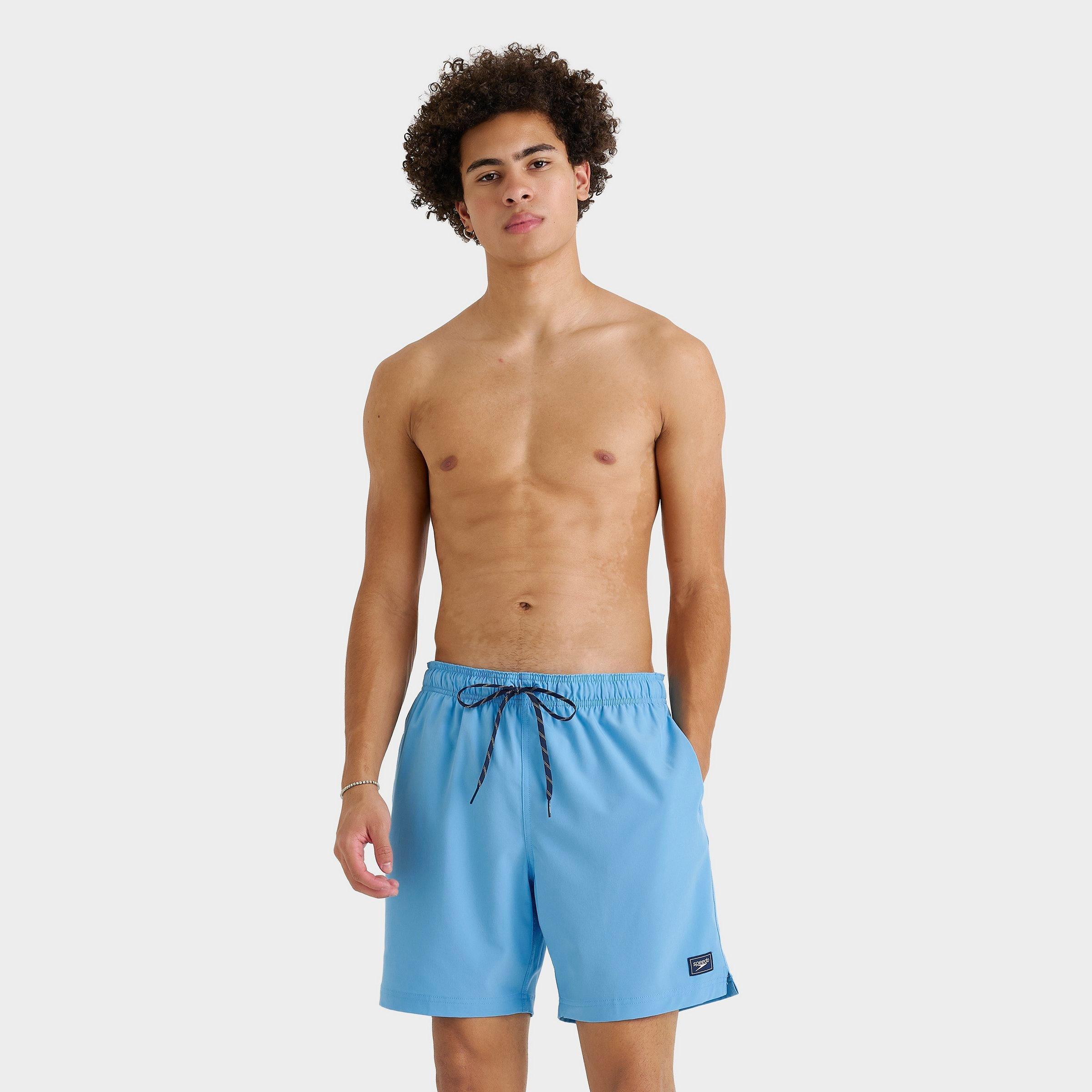 Men's Speedo Redondo Edge Solid Volley Swim Shorts | Finish Line