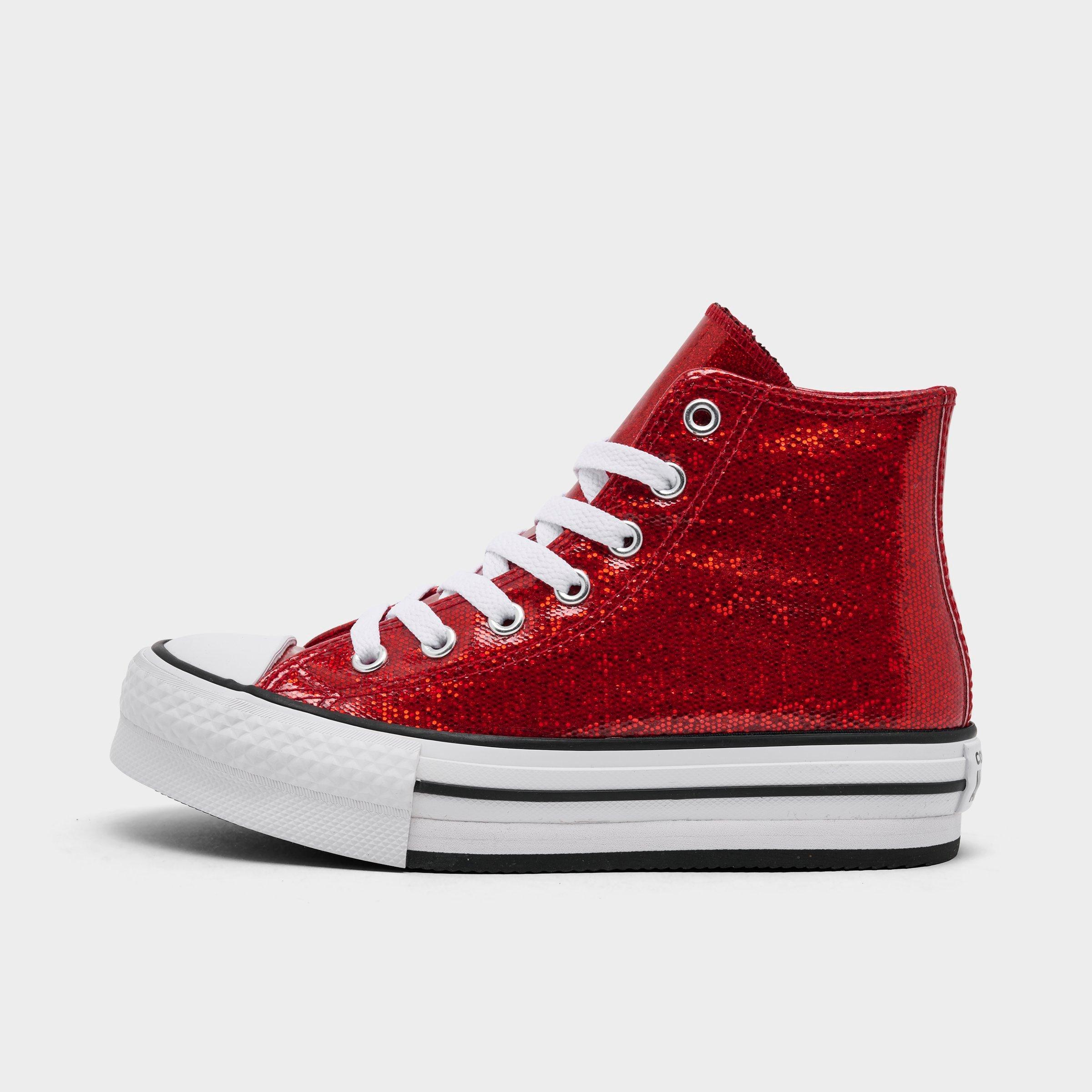 Girls' Little Kids' Converse Chuck Taylor All Star Glitter Lift ...