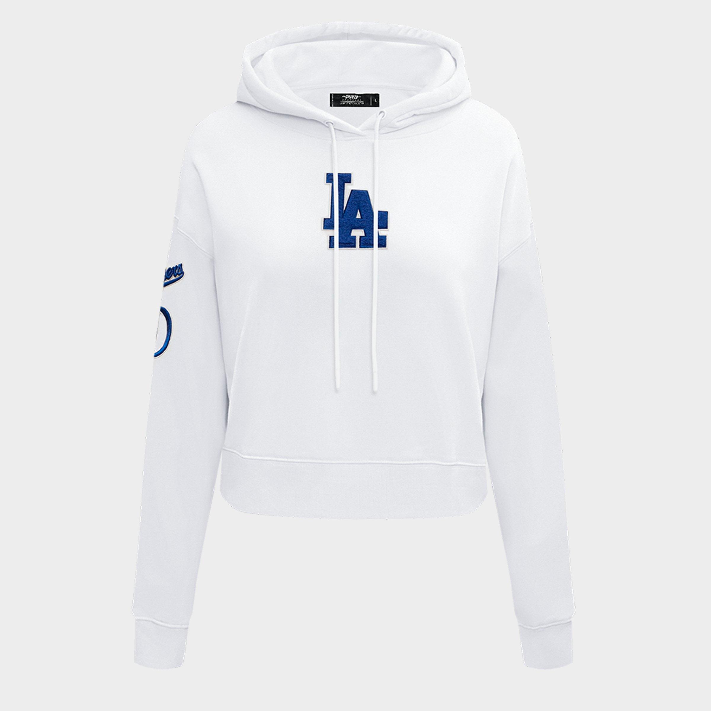 Women's Pro Standard Los Angeles Dodgers MLB Classic Fleece Cropped ...
