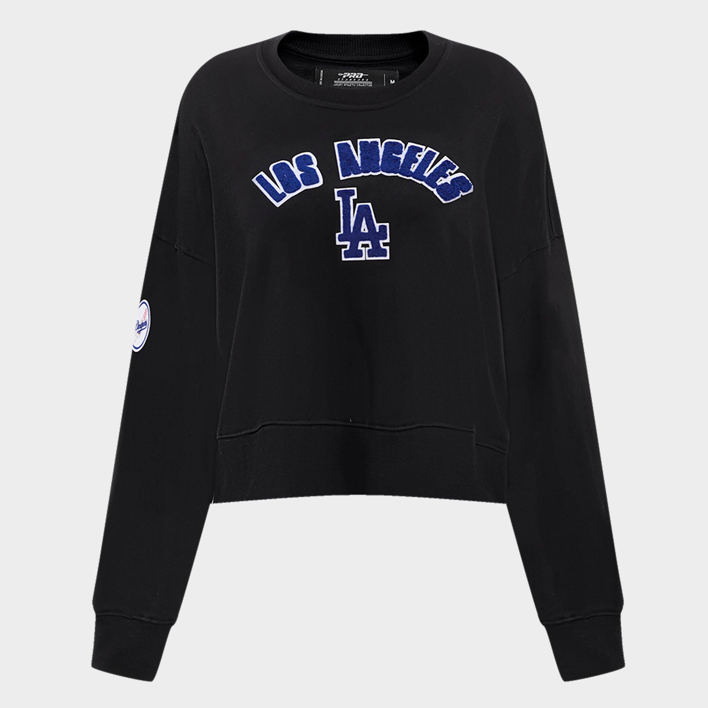 Women's Pro Standard Los Angeles Dodgers Classic Fleece Crewneck ...