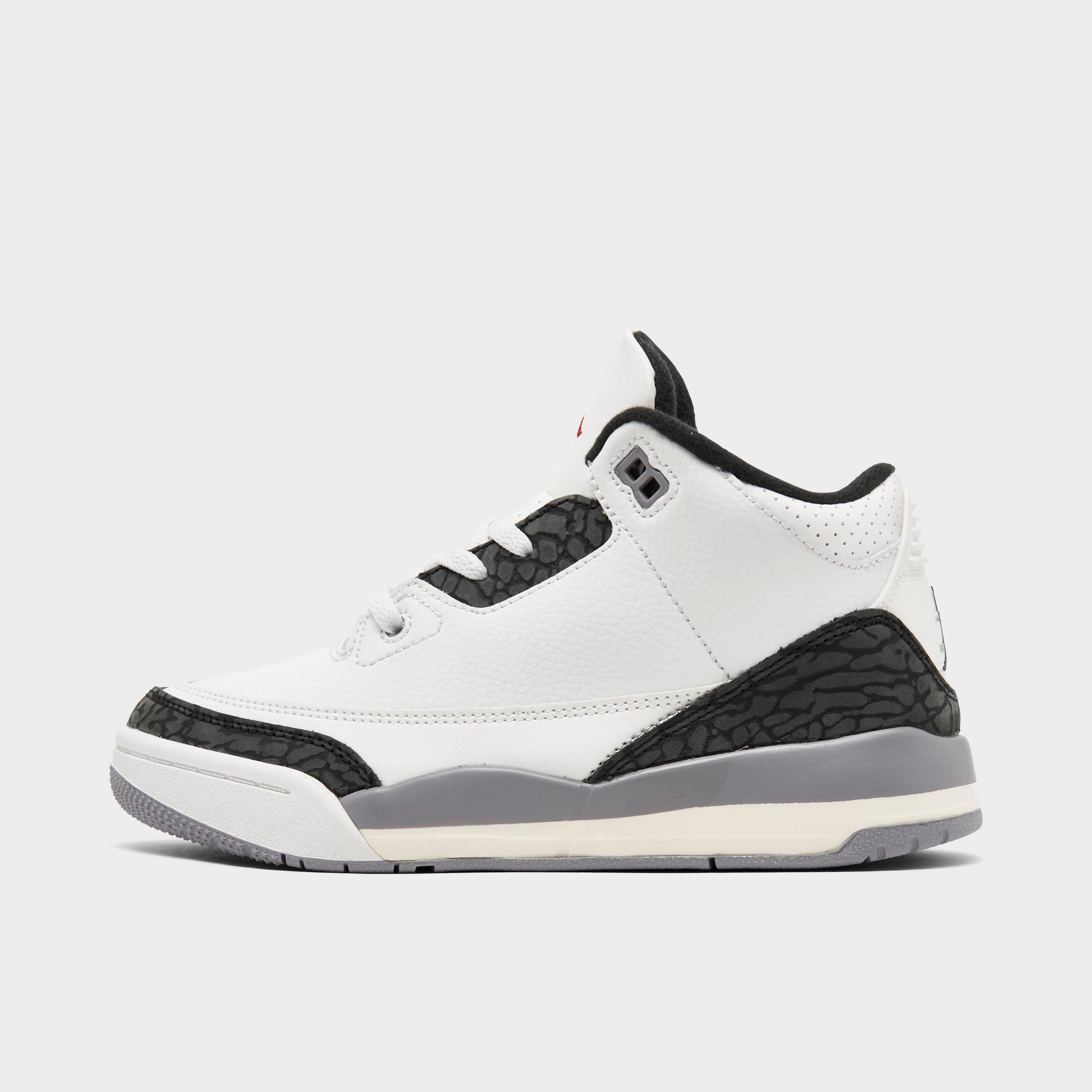 Little Kids' Air Jordan Retro 3 Basketball Shoes | Finish Line