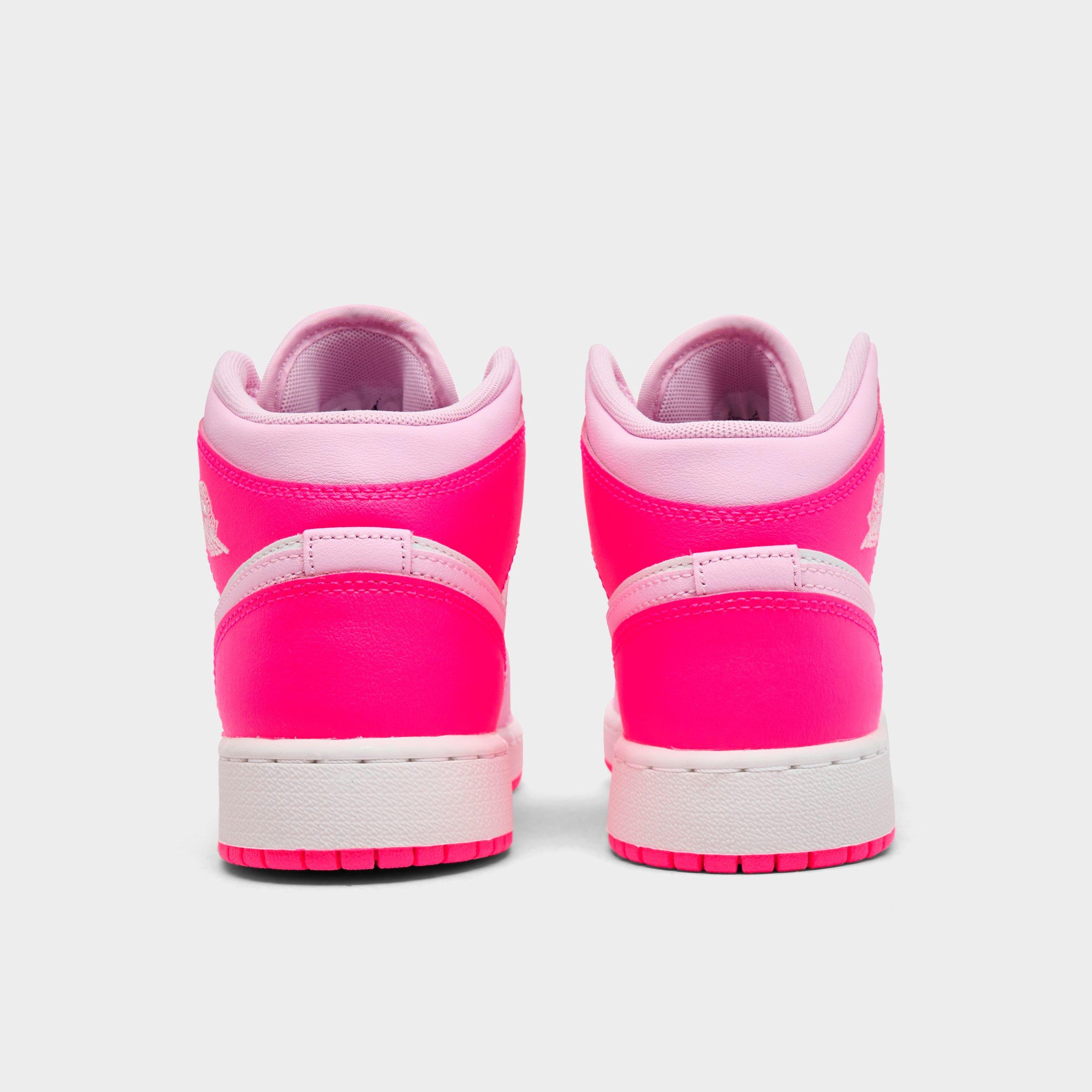 Big Kids' Air Jordan Retro 1 Mid Casual Shoes | Finish Line