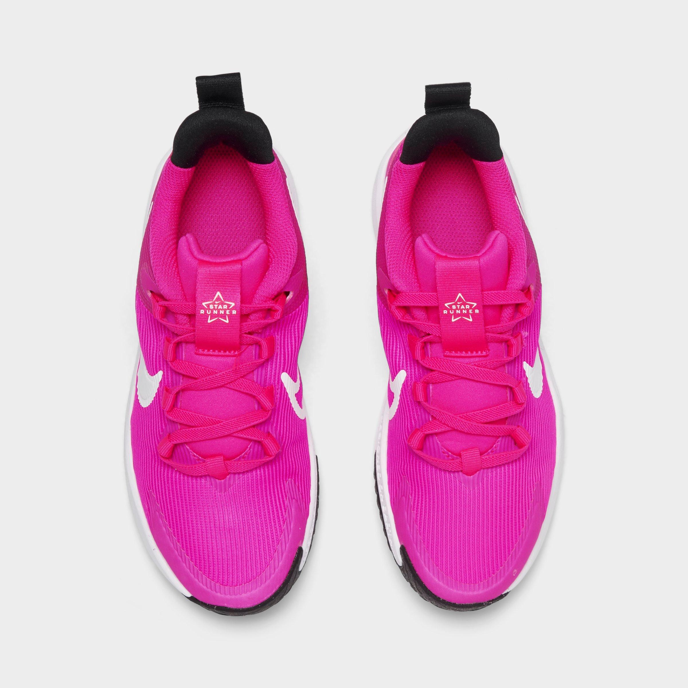 Girls' Little Kids' Nike Star Runner 4 Stretch Lace Running Shoes ...