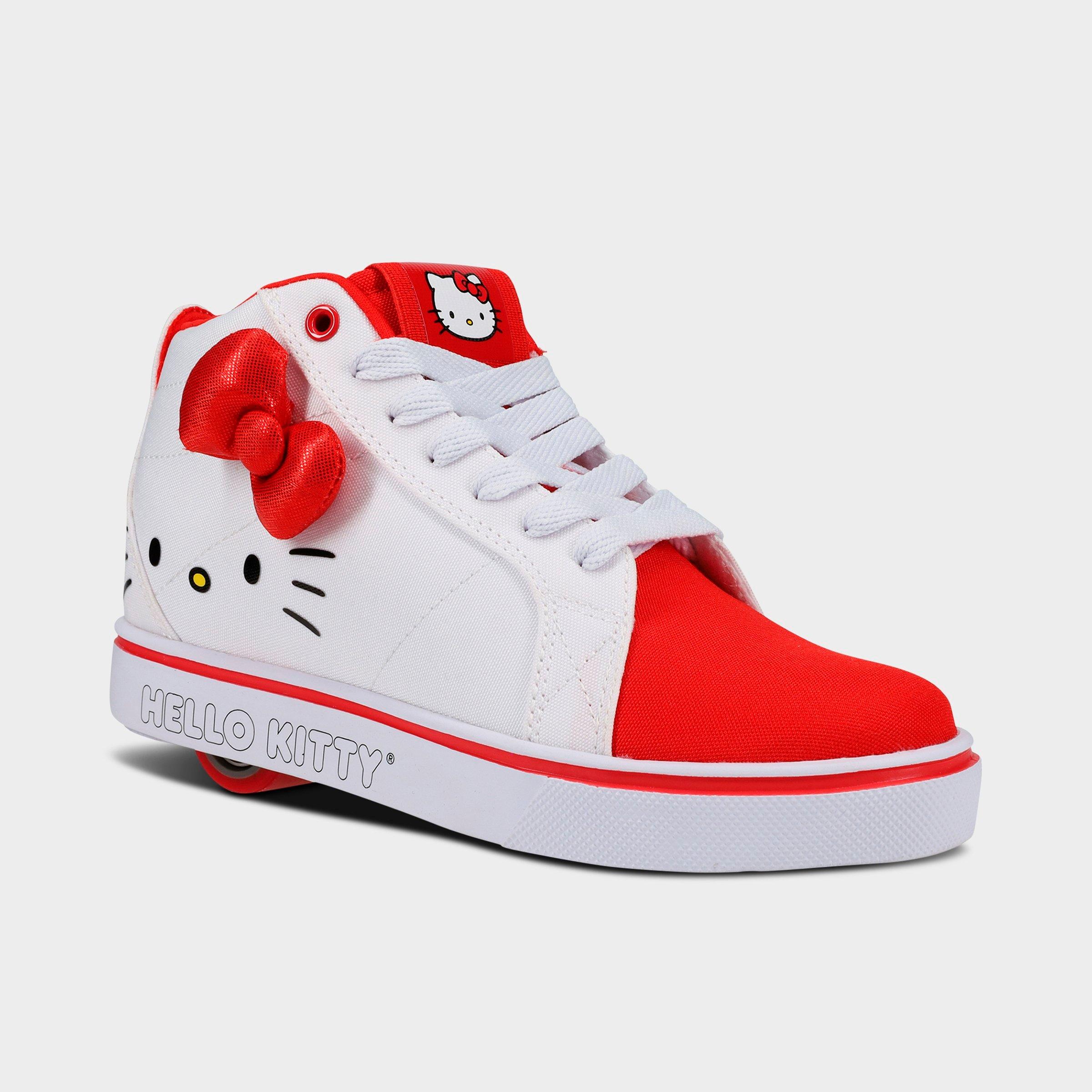 Girls' Little Kids' Heelys x Hello Kitty Racer Mid Casual Shoes | Finish Line