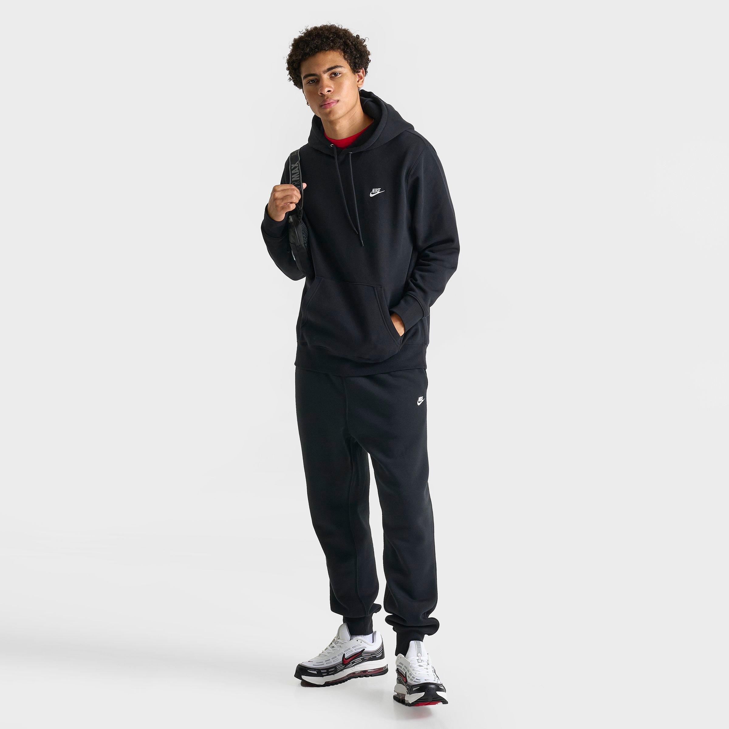 Men's Nike Club Fleece Premium Embroidered Pullover Hoodie | Finish Line