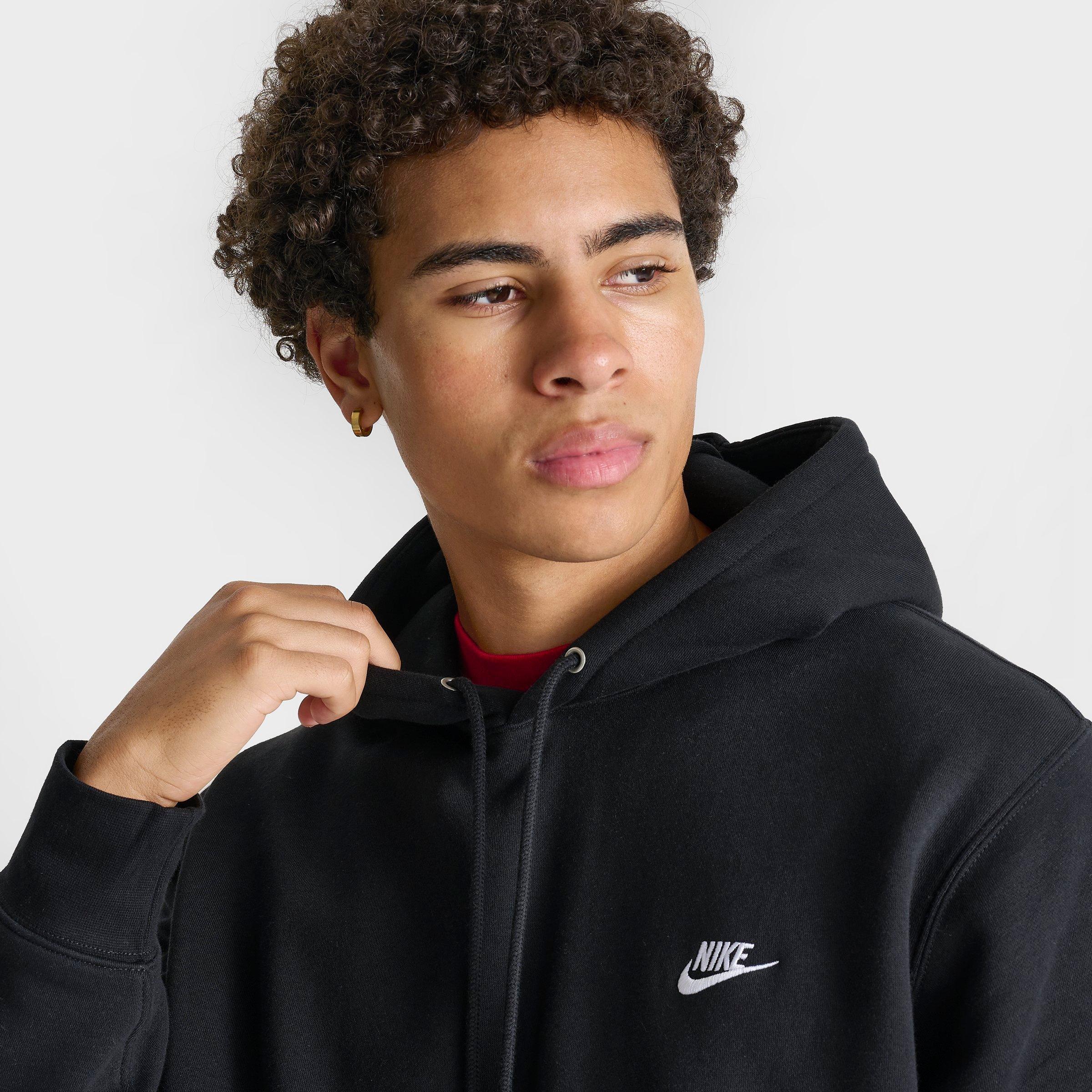 Men's Nike Club Fleece Premium Embroidered Pullover Hoodie | Finish Line