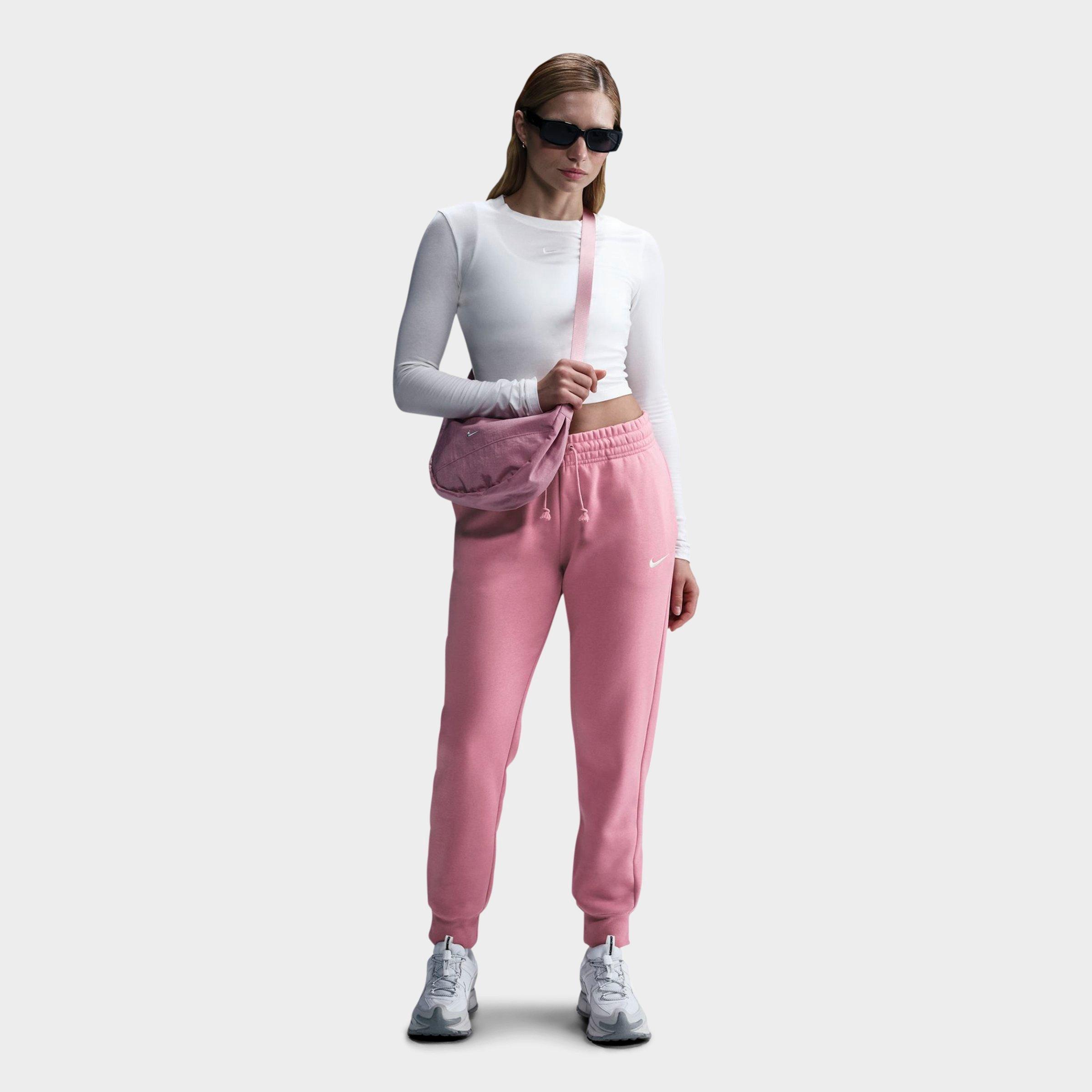 Women's Nike Sportswear Phoenix Fleece Mid-Rise Jogger Sweatpants ...