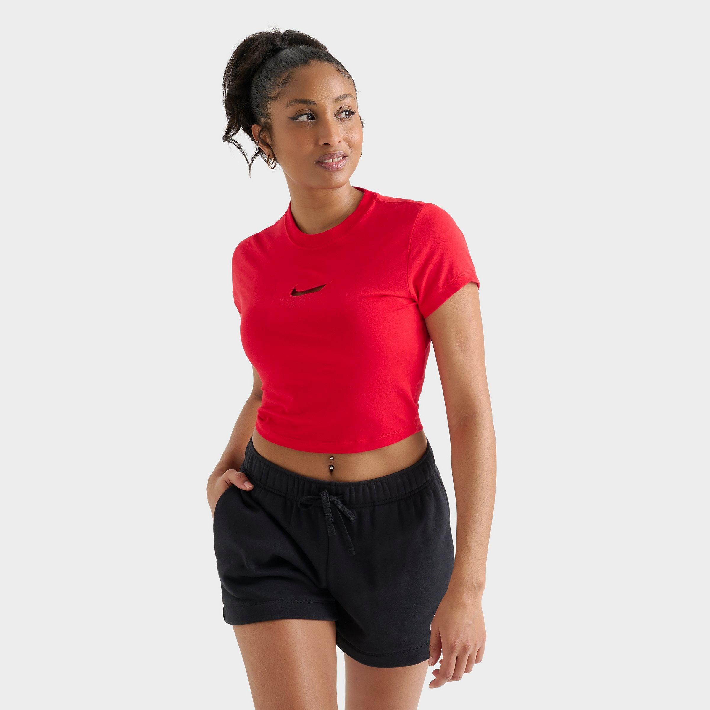 Women's Nike Sportswear Chill Knit Mod Crop T-Shirt | Finish Line