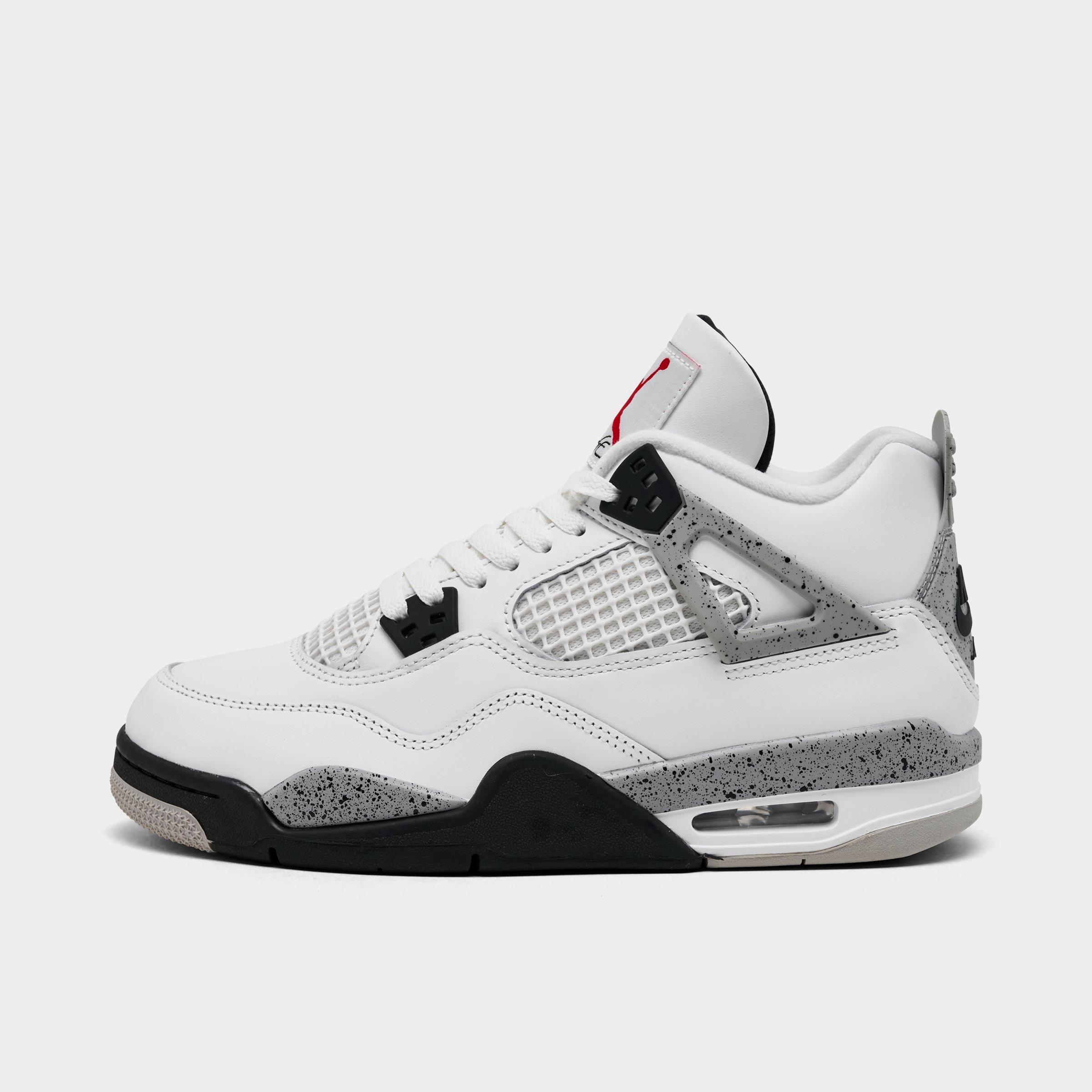 Big Kids' Air Jordan Retro 4 Basketball Shoes | Finish Line