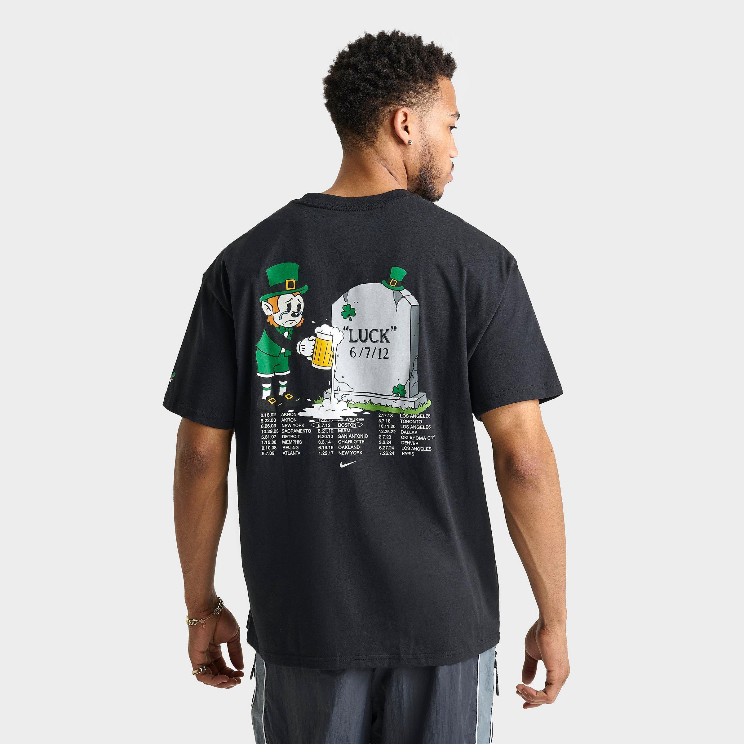 Men's Nike LeBron Green With Envy Basketball T-Shirt | Finish Line