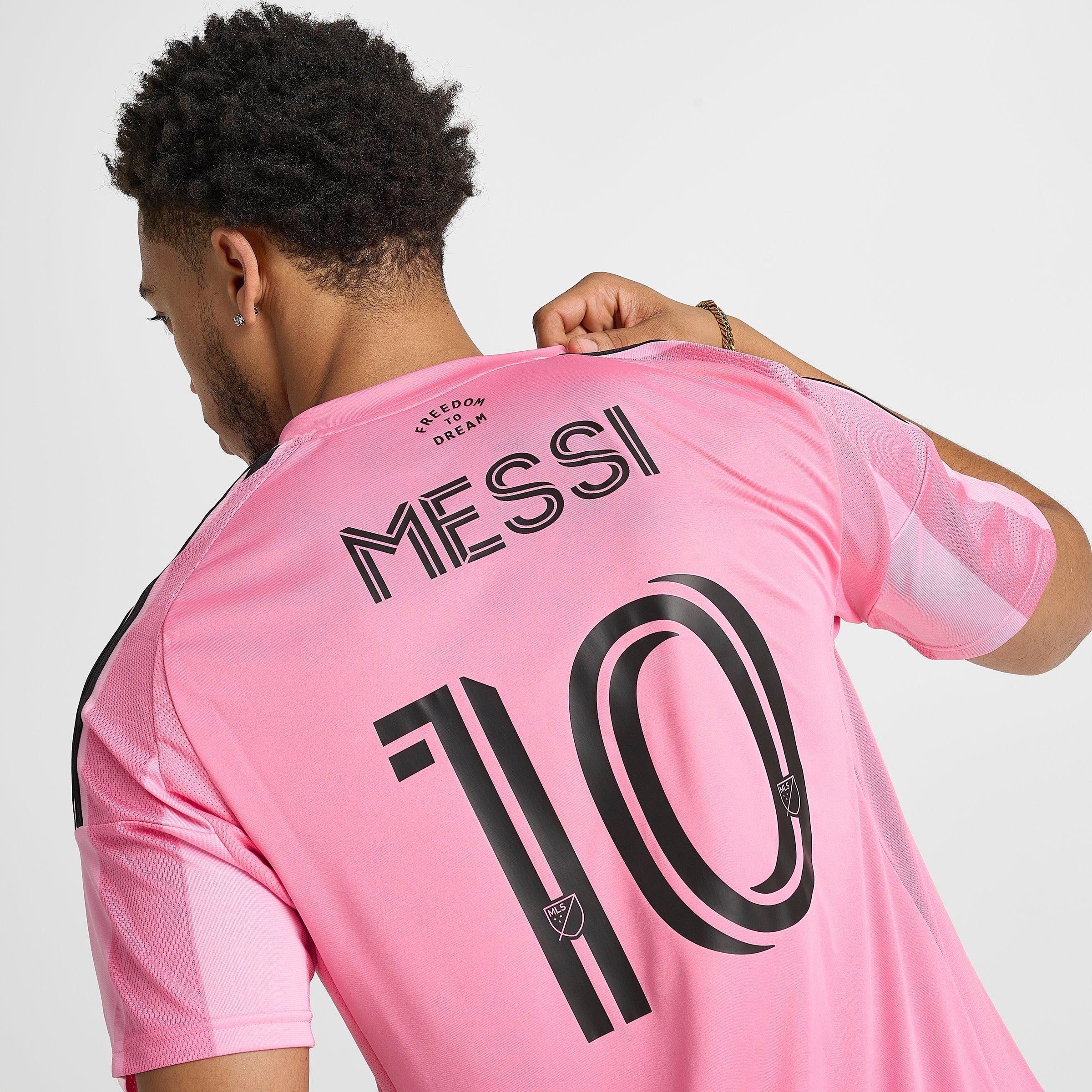 Men's adidas Inter Miami CF MLS Lionel Messi 25-26 Home Soccer Jersey ...