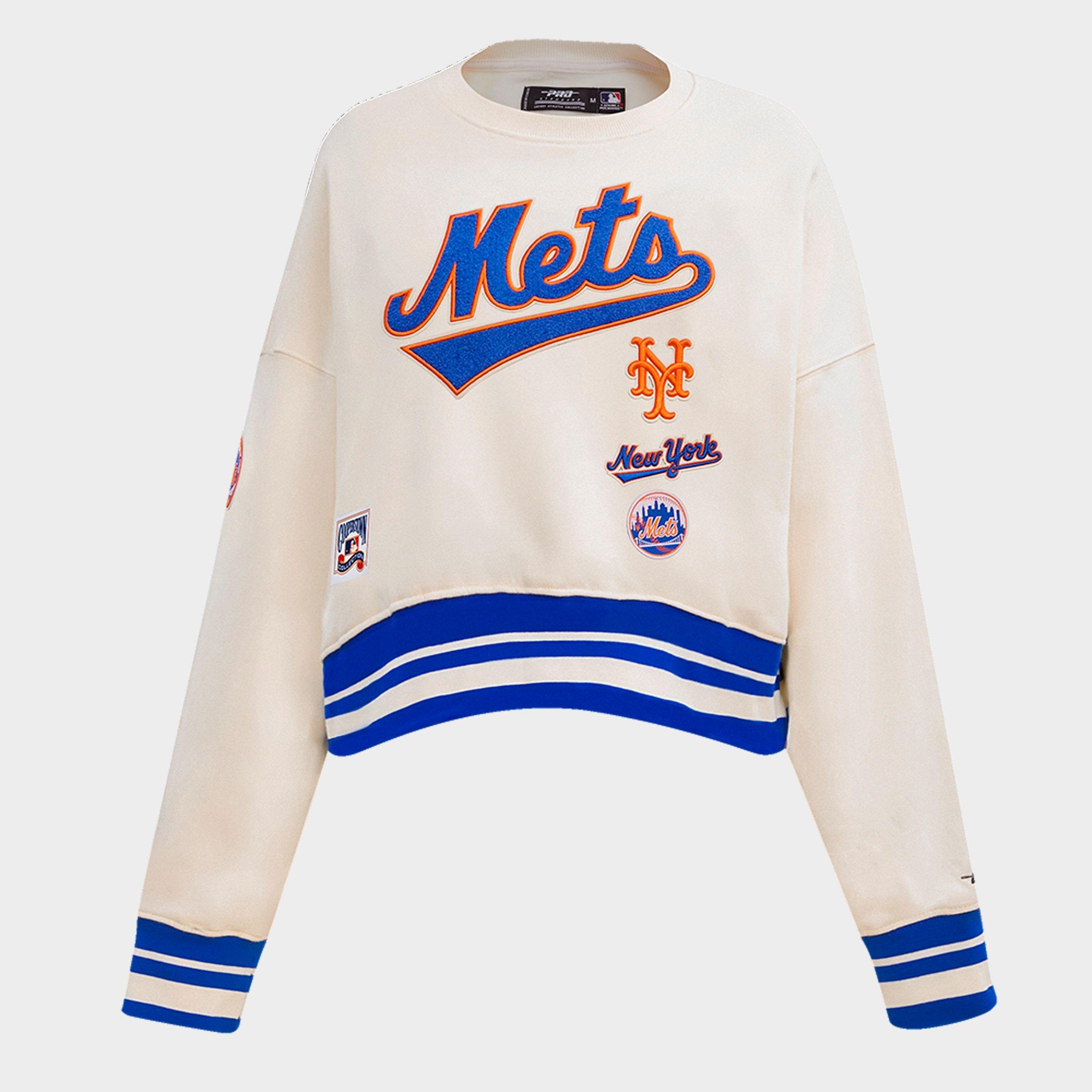 Women's Pro Standard New York Mets MLB Retro Classic Rib Fleece ...