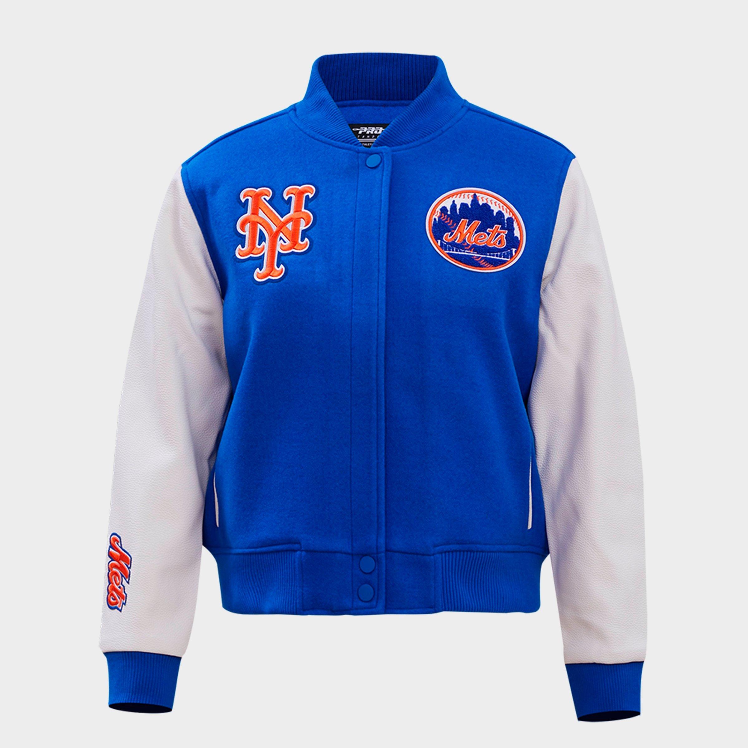 Women's Pro Standard New York Mets MLB Classic Wool Varsity Jacket ...
