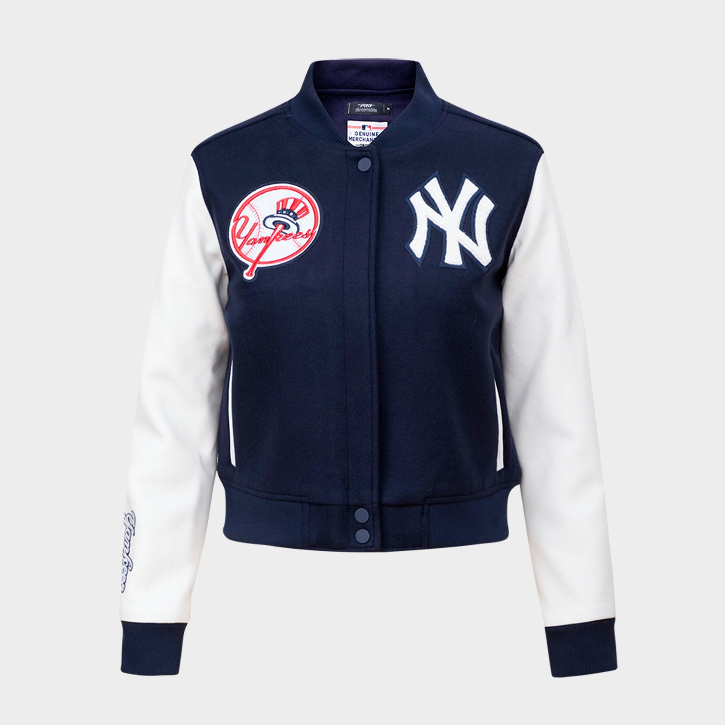 Women's Pro Standard New York Yankees MLB Classic Wool Varsity Jacket ...