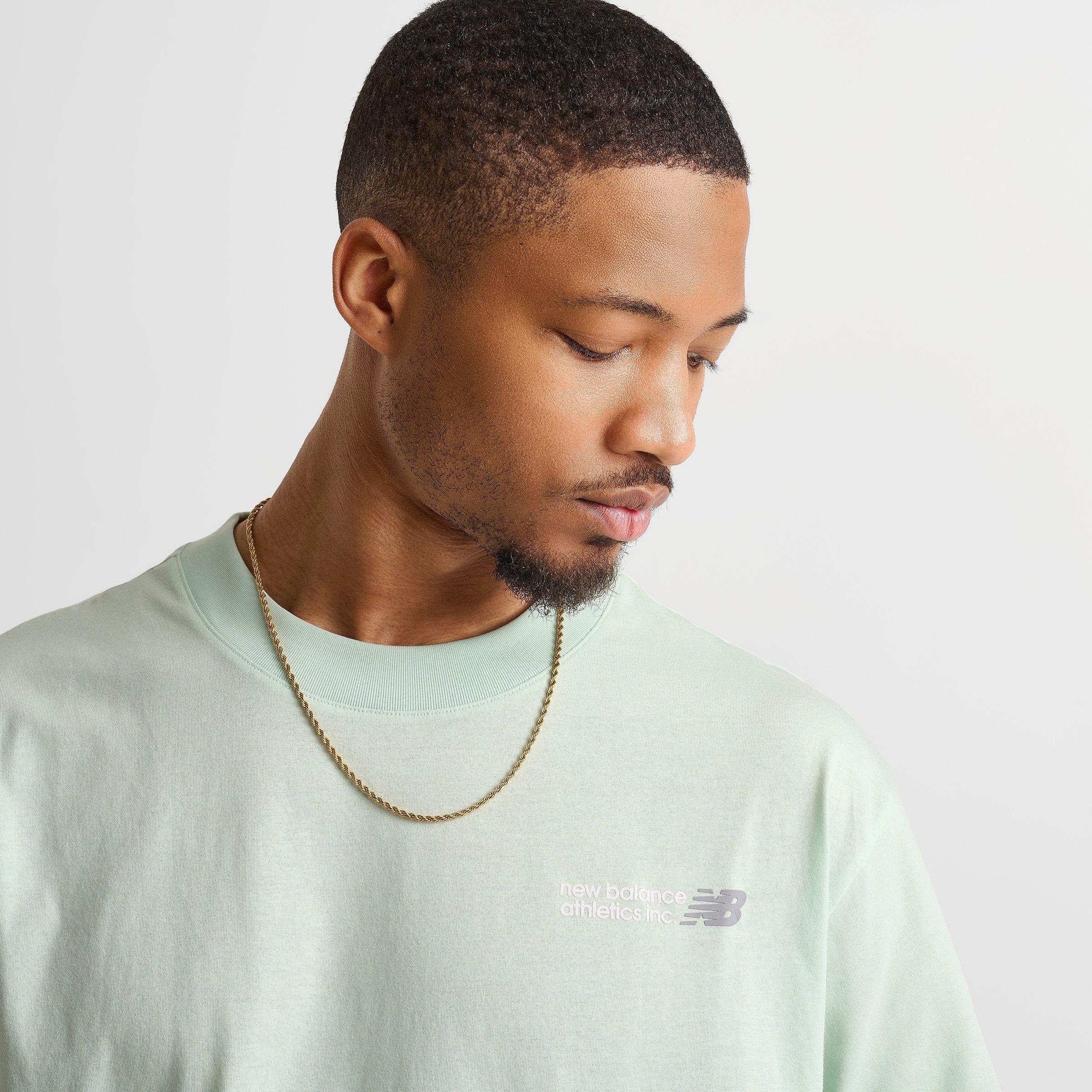 Men's New Balance Athletics Flying NB Logo T-Shirt | Finish Line