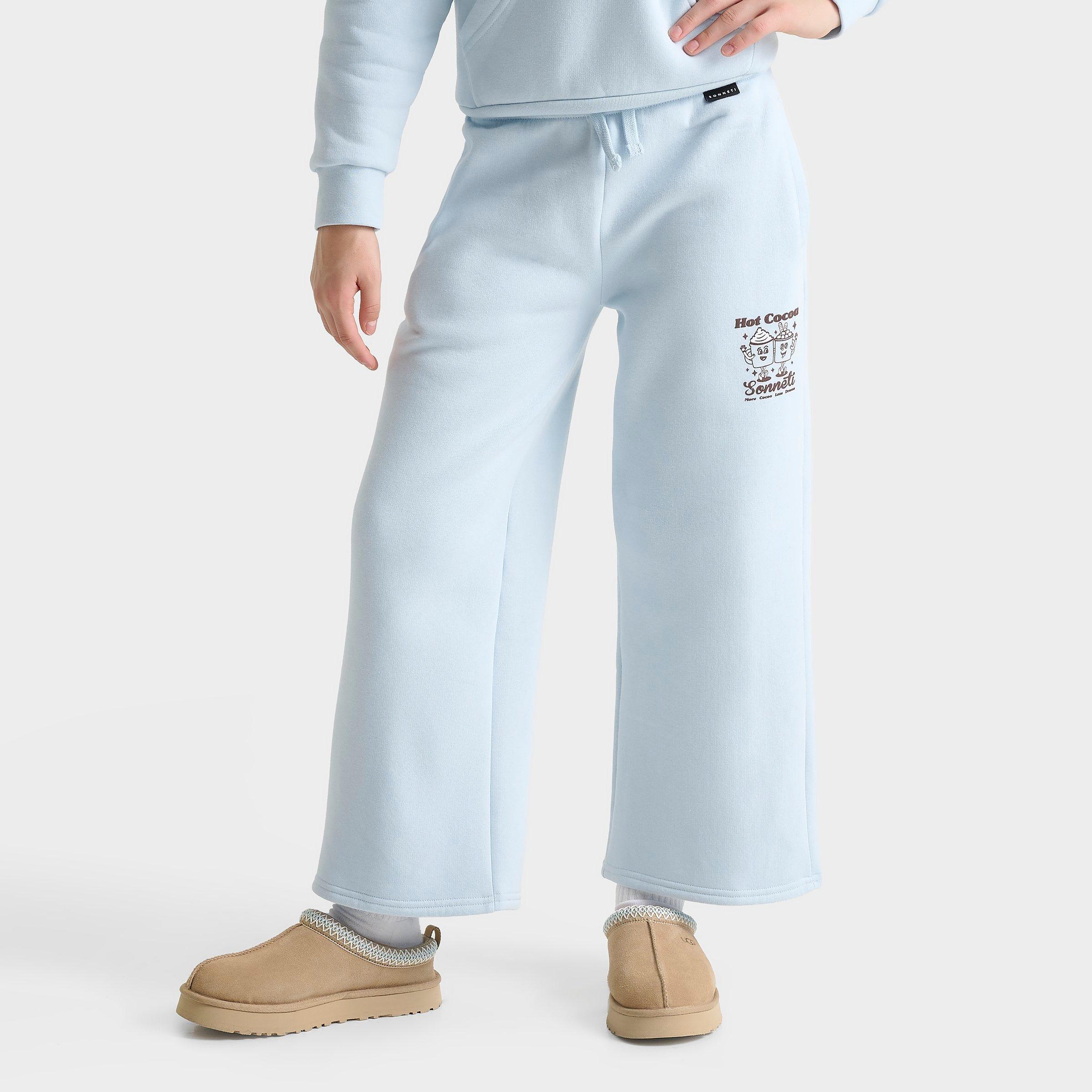 Girls' Big Kids' Sonneti London Hot Cocoa Wide Leg Sweatpants | Finish Line