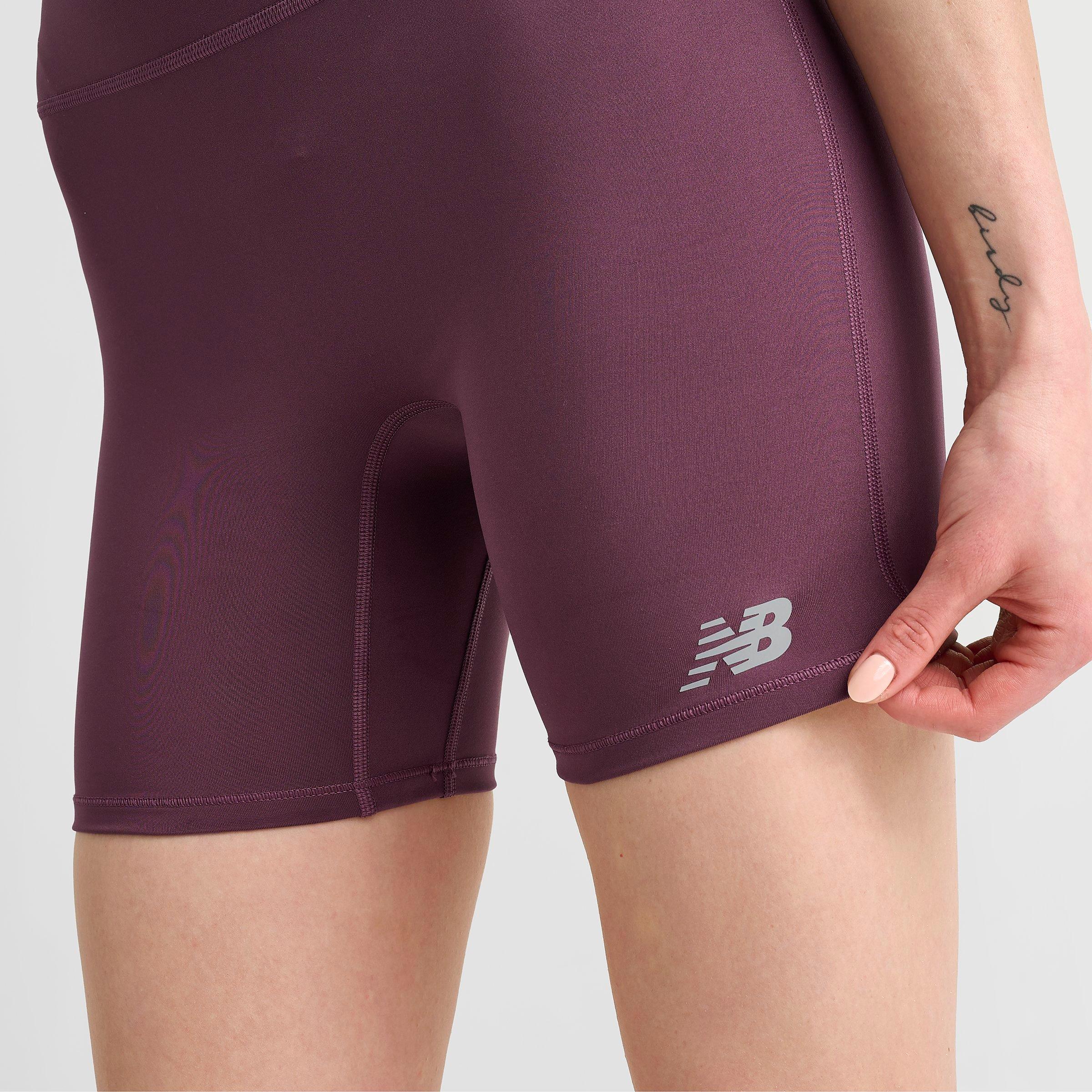 Women's New Balance Harmony High-Rise Biker Shorts | Finish Line