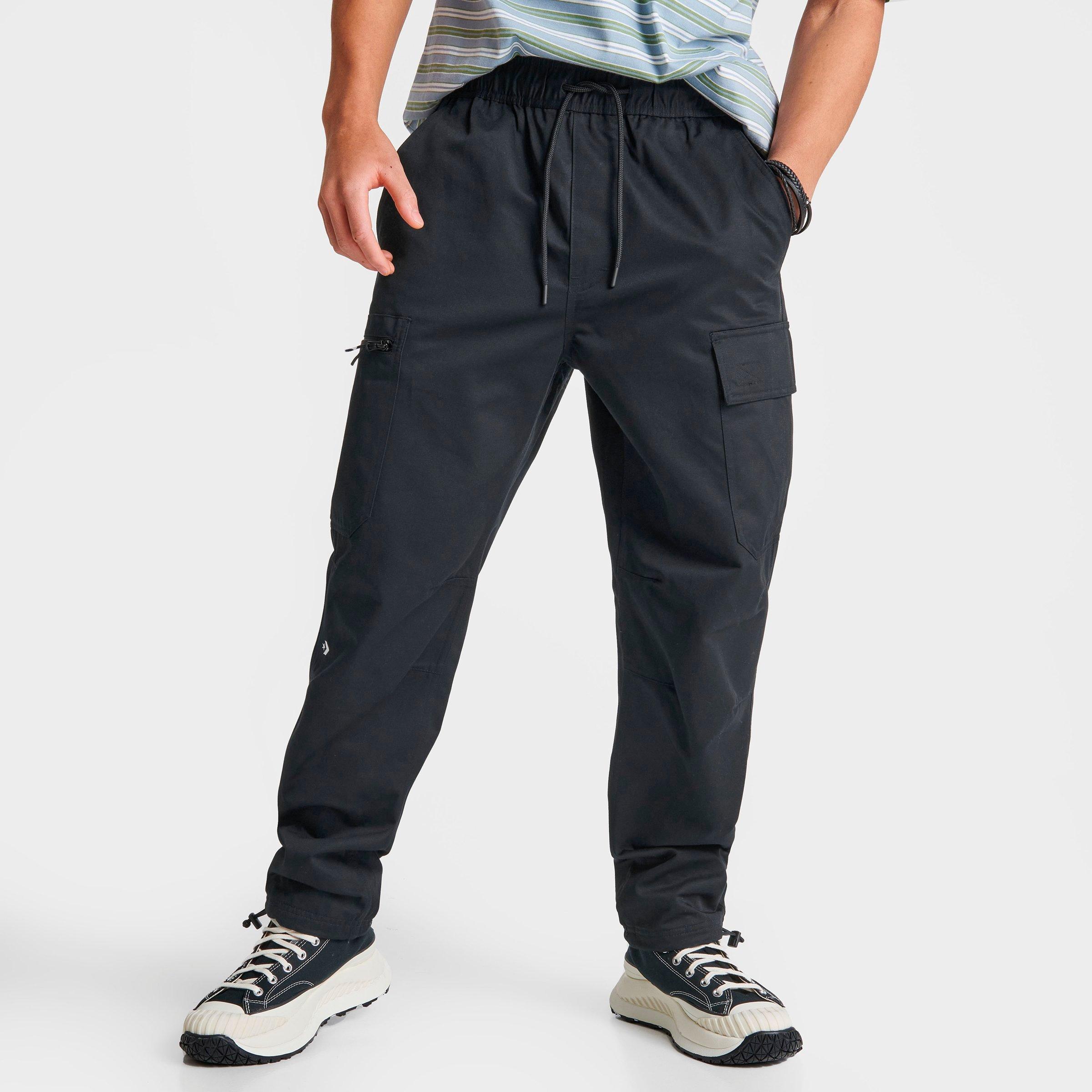 Converse Men's Star Chevron Cargo Pants In Black | ModeSens