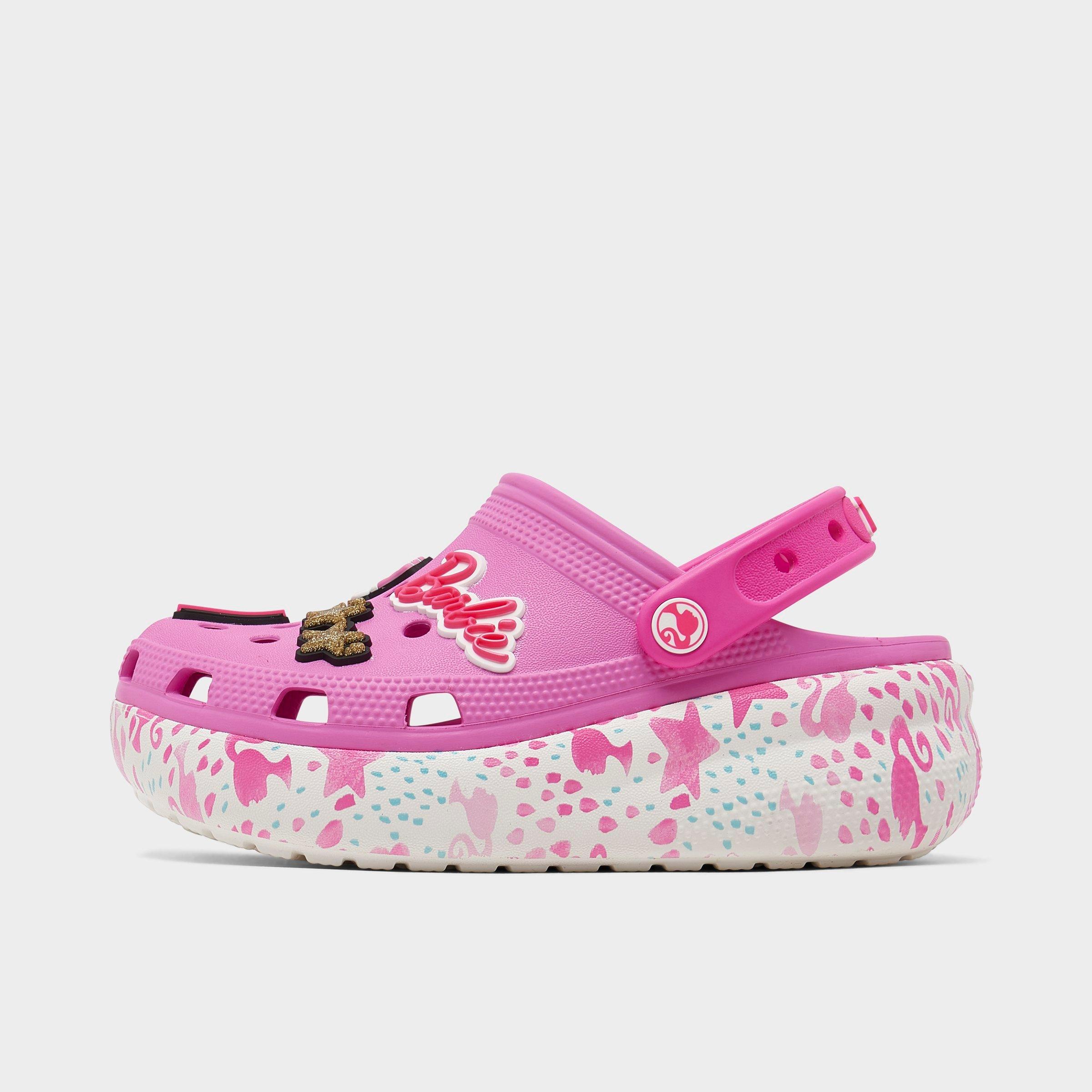 Crocs Girls' Little Kids' X Barbie Cutie Crush Clog Shoes In Electric ...