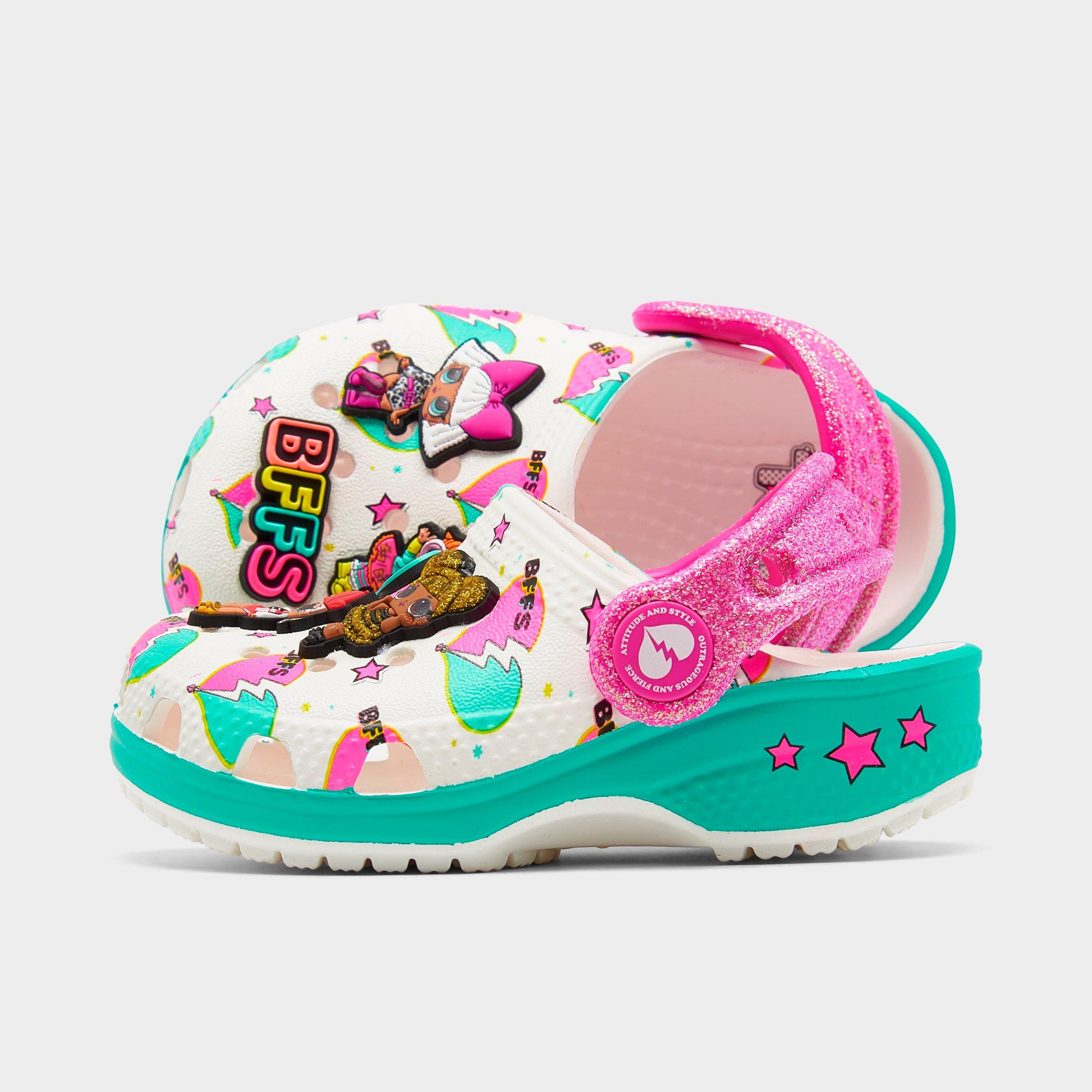 Crocs Babies' Toddler Girls L.o.l. Surprise! Classic Clogs From Finish ...