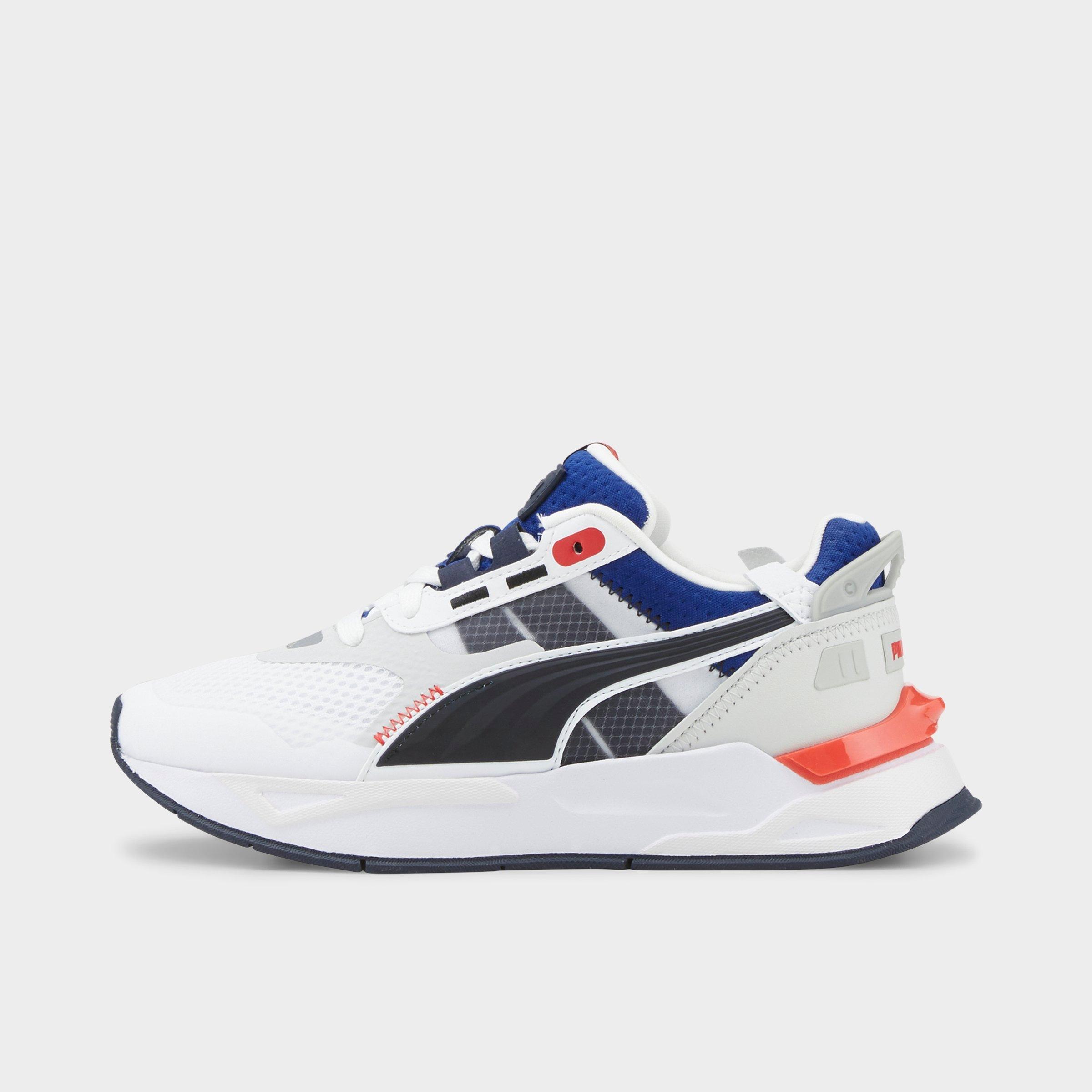 Puma Big Kids' Mirage Sport Tech Jr Casual Shoes In White/blazing Blue ...