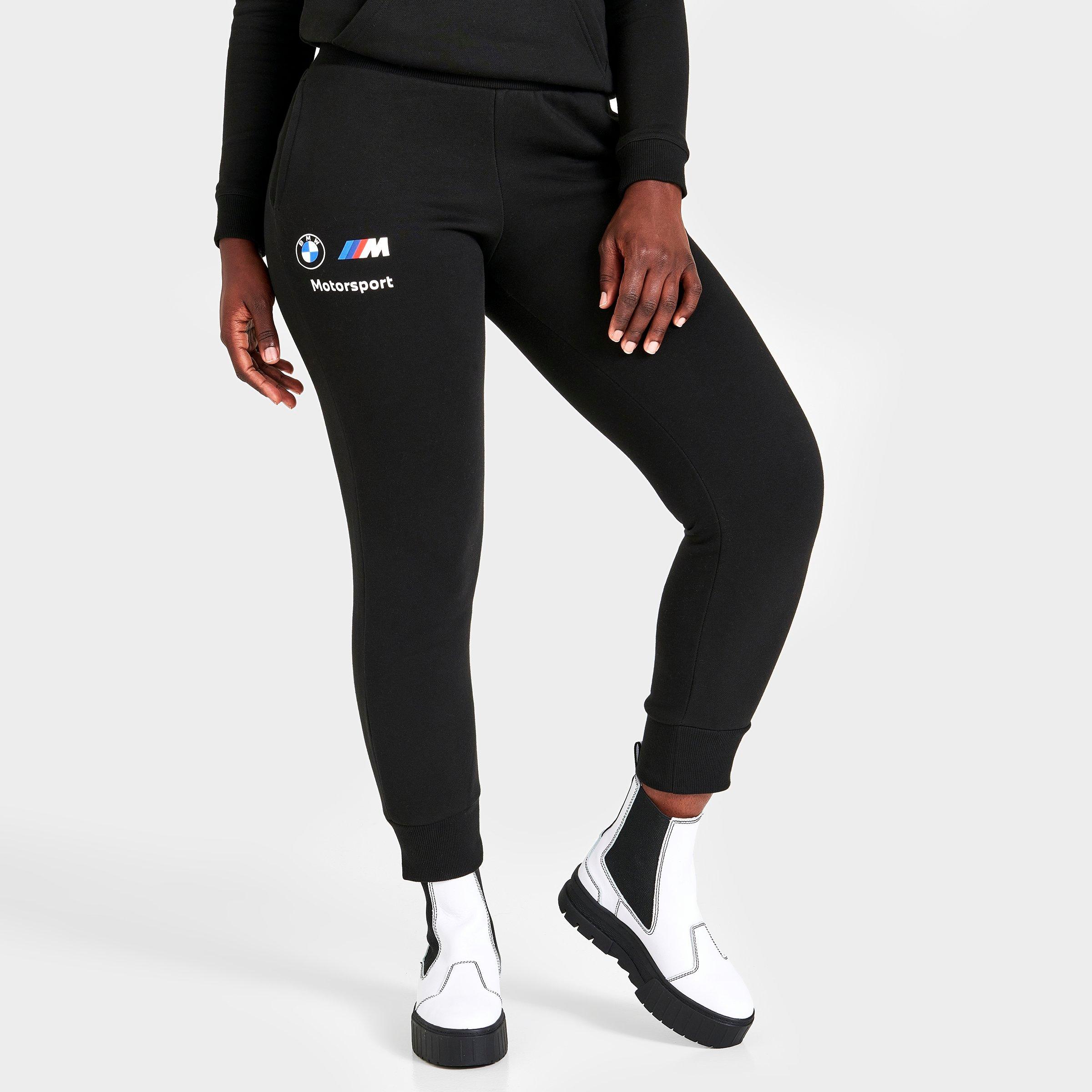 Puma Women's Bmw M Motorsports Essentials Fleece Jogger Pants In Black ...