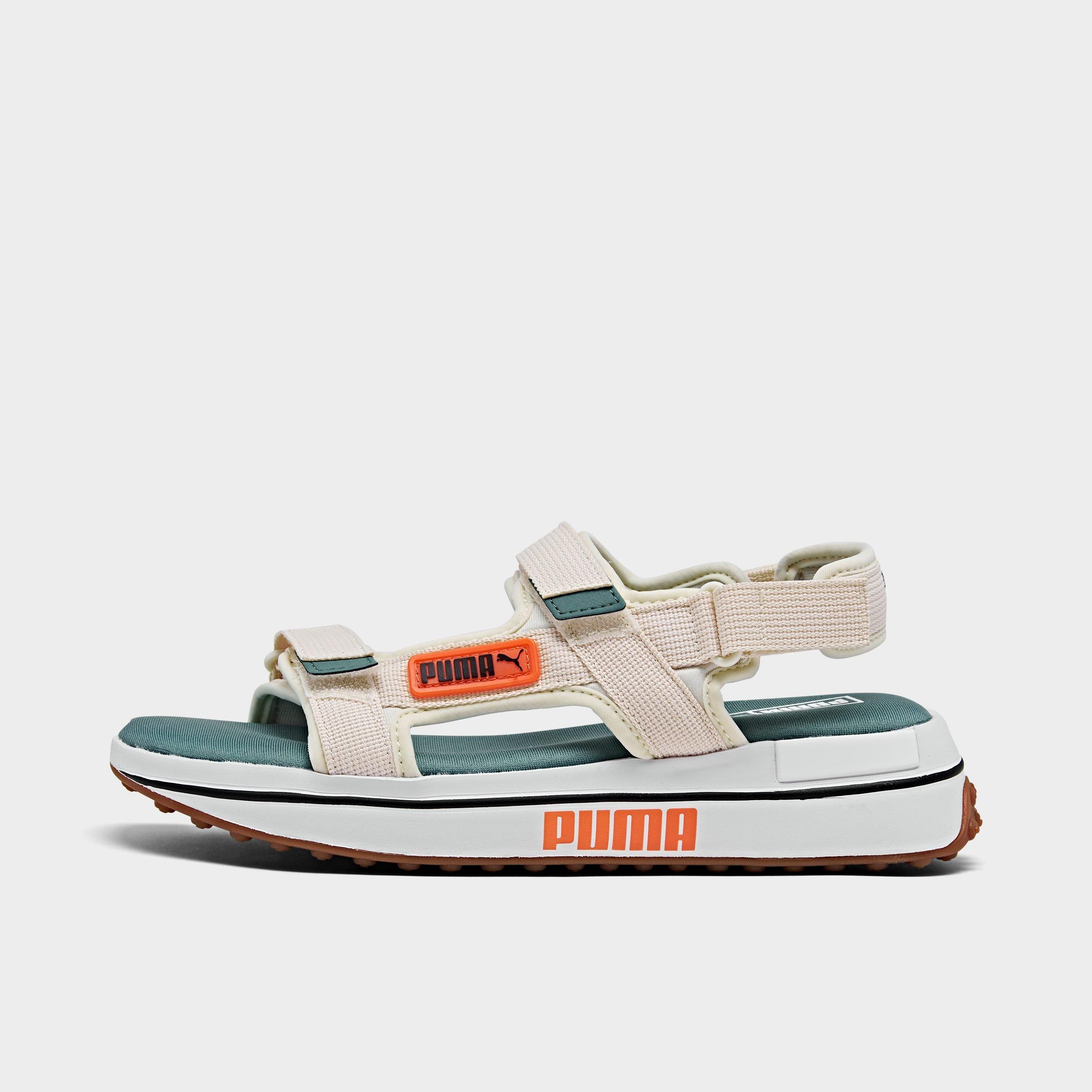 Puma Unisex Future Rider Sandals In Eggnog/blue Spruce/tigerlily | ModeSens